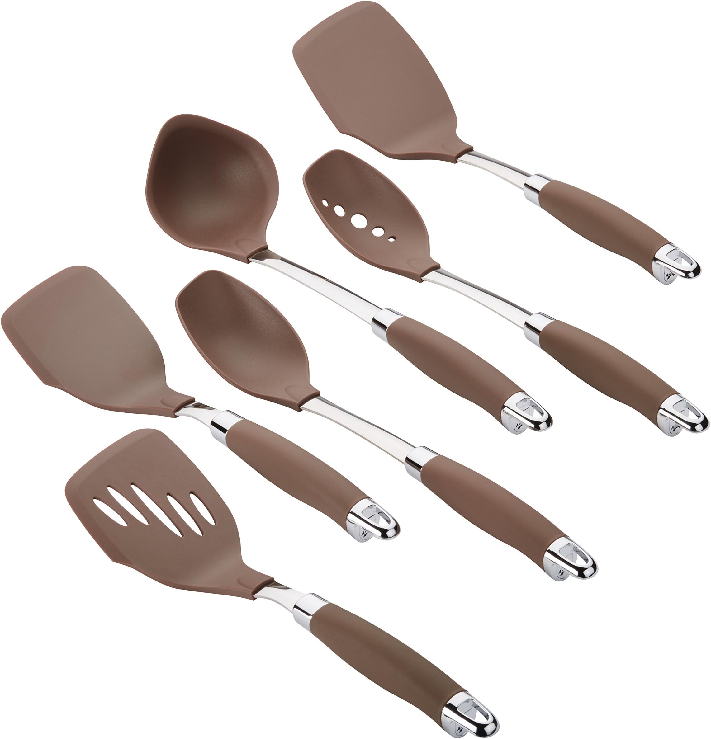 Amazon.com: Anolon SureGrip Nonstick Utensil Kitchen Cooking Tools Set ...