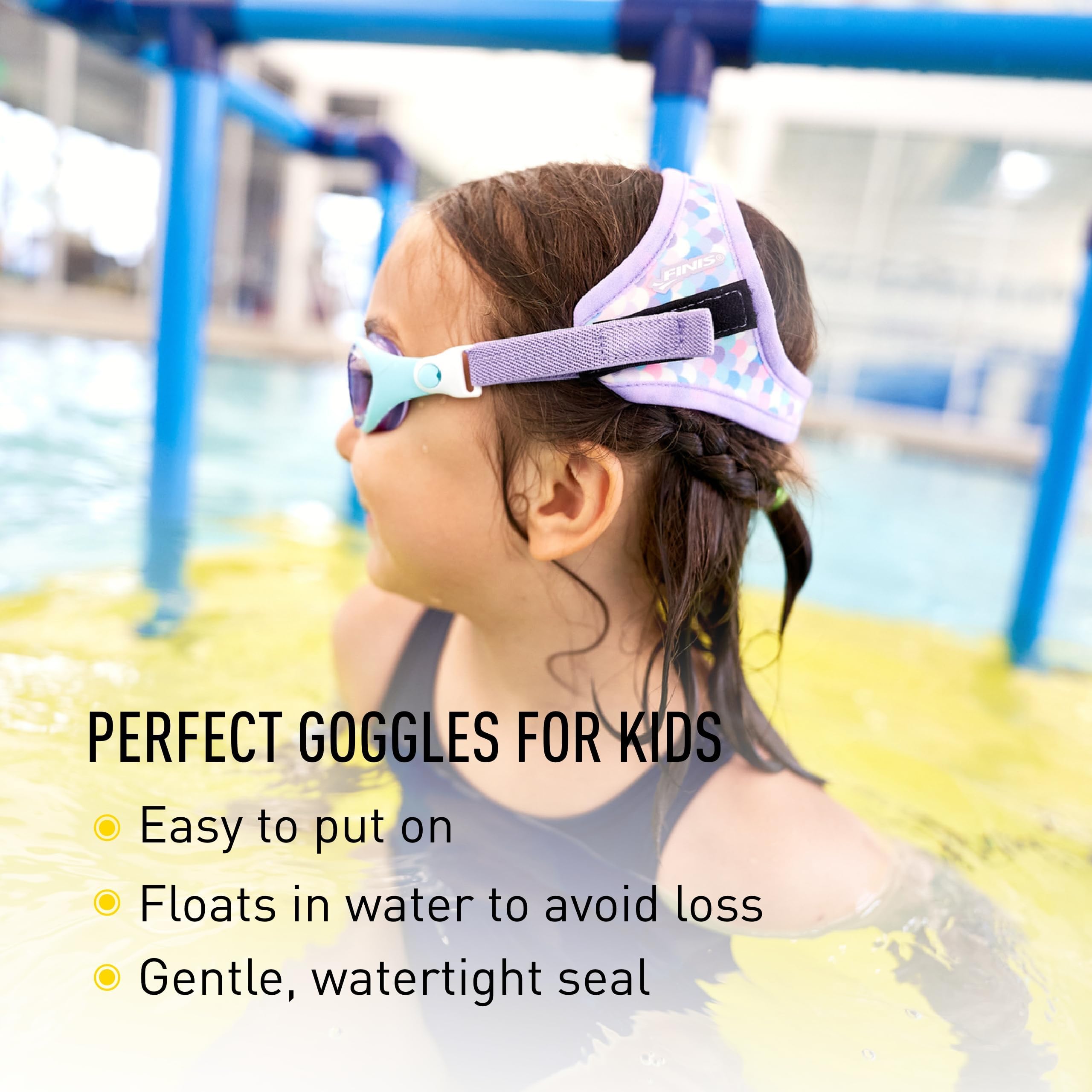 FINIS DragonFly Goggles Lavender Scales – BigaMart