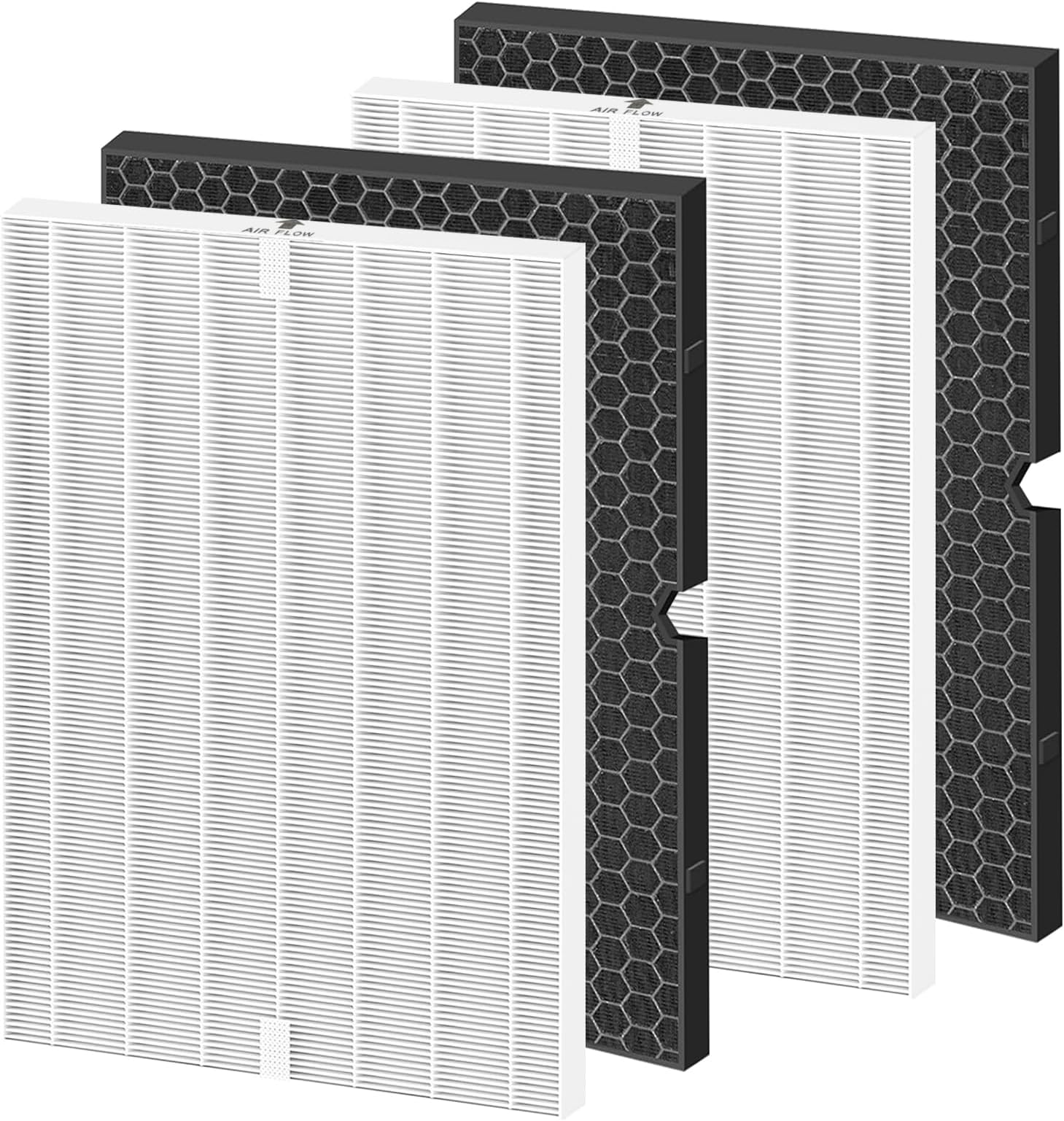 Amazon.com: 2 Sets 116130 Replacement Filter H Compatible with Winix ...