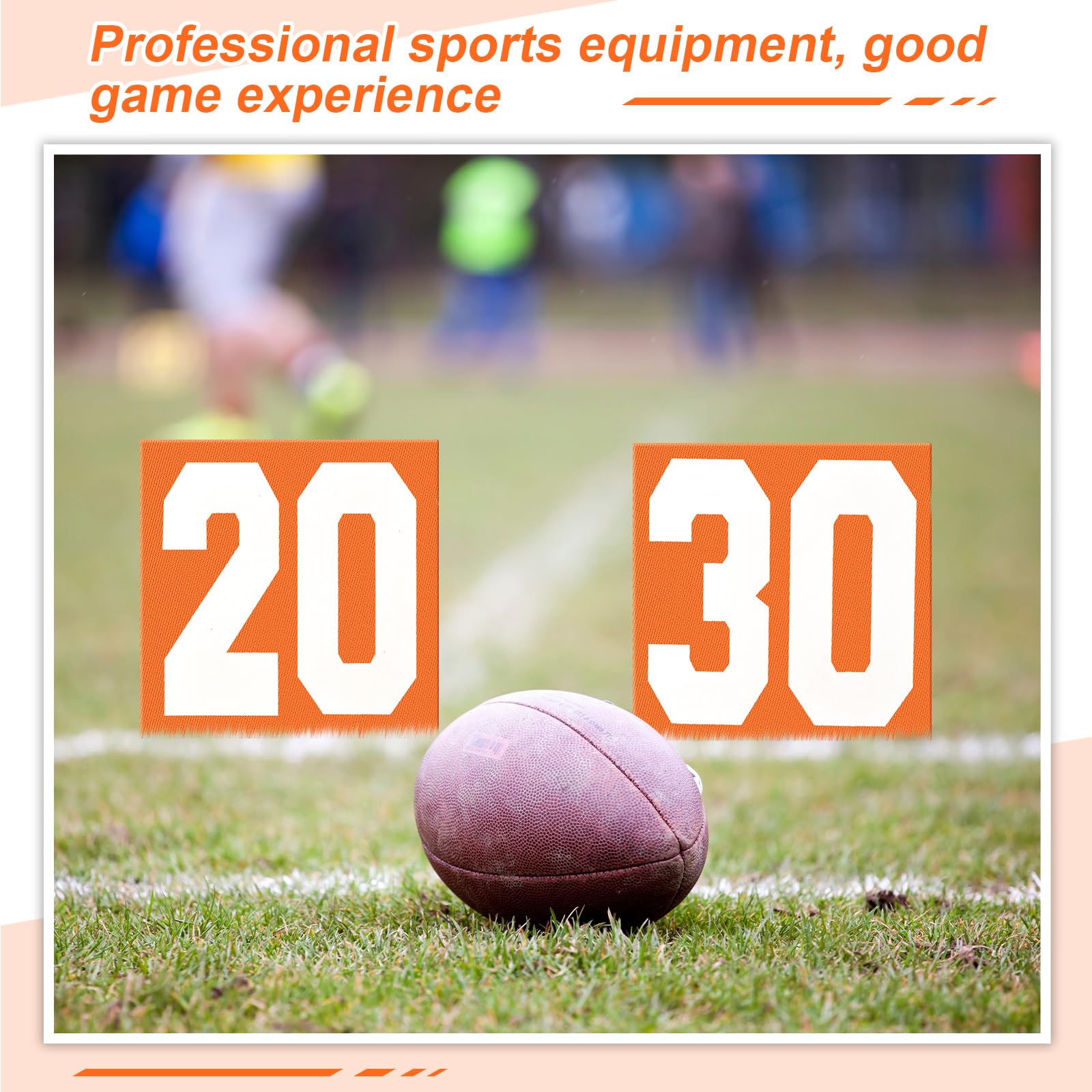 Set of 11 Football Yard Markers High Visibility Football Field Yard ...