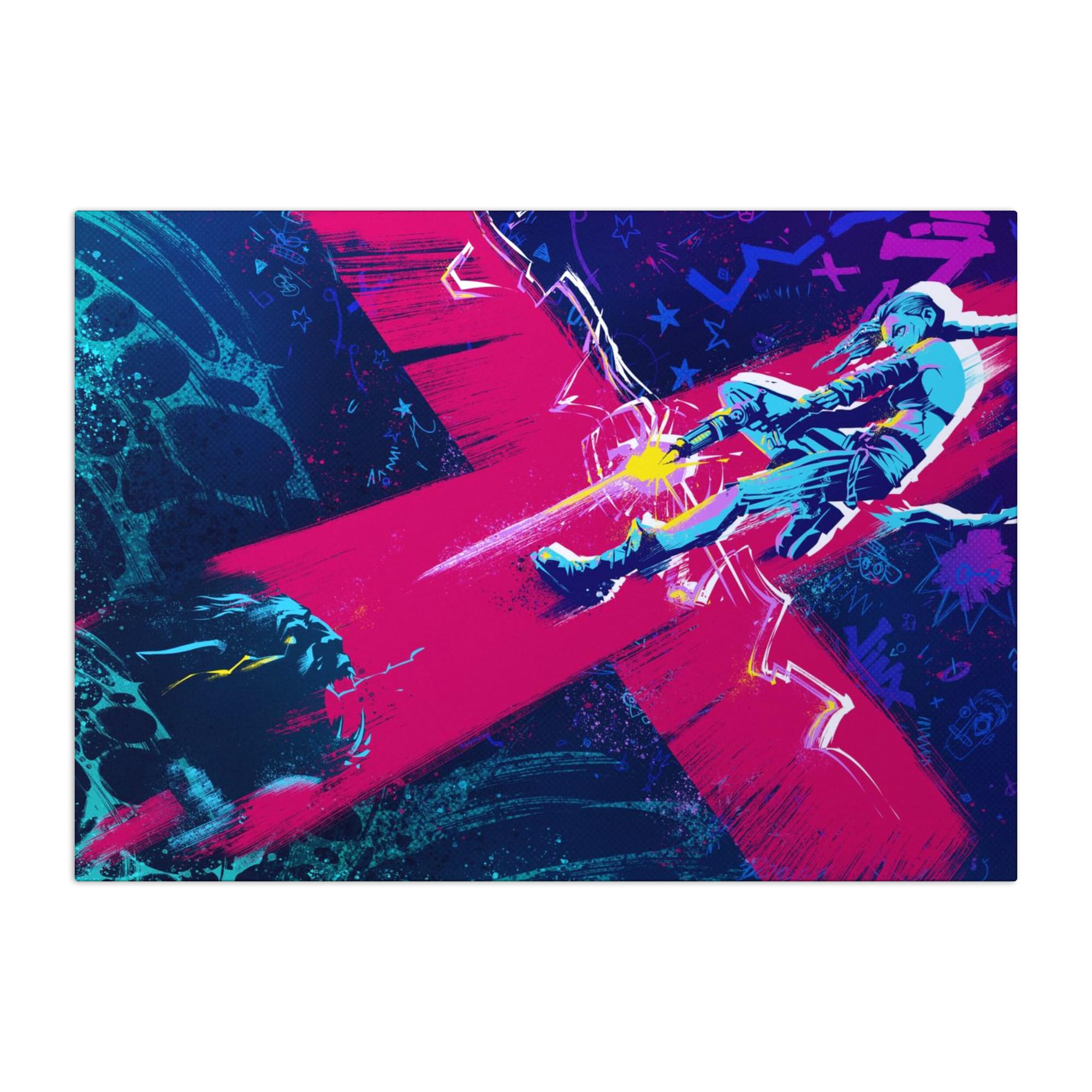 Amazon.com: Displate Arcane Metal Poster Arcane Merch Arcane Poster ...