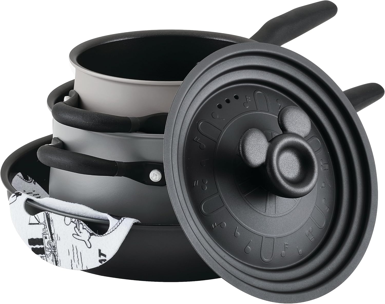 Meyer Disney Stackable Pots and Pans Set Non Stick - Disney 100 ...