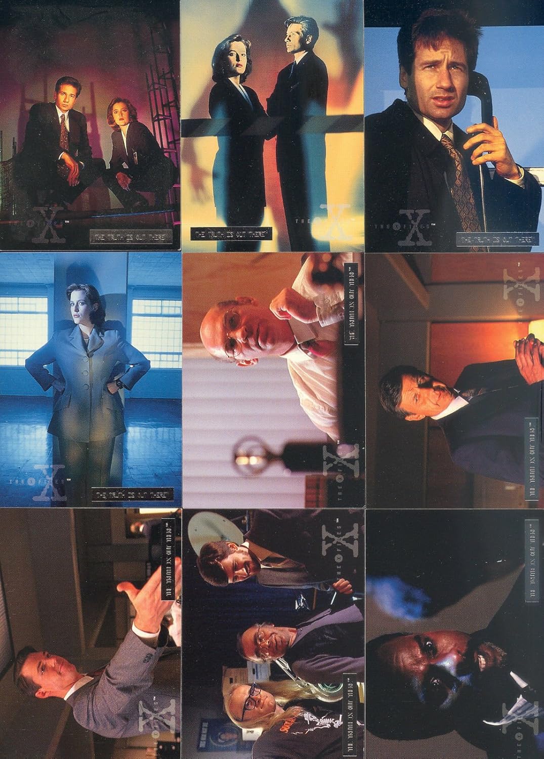 THE X-FILES SEASON 2 1996 TOPPS COMPLETE PARALLEL CARD SET OF 72 MULDER ...