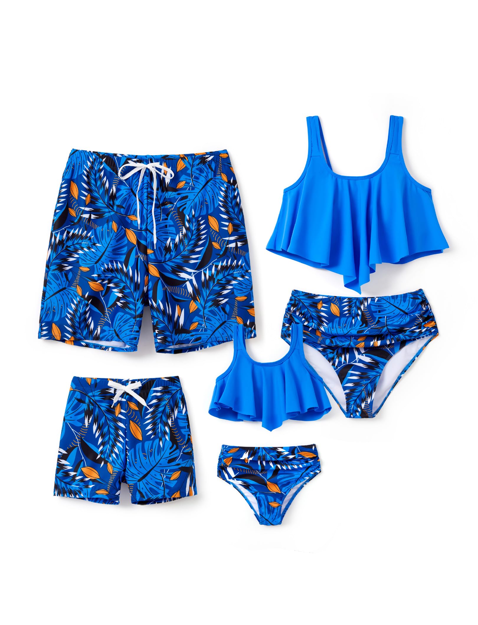 Snapklik.com : Family Matching Swimsuits Two Pieces Bikini Set Mom And ...