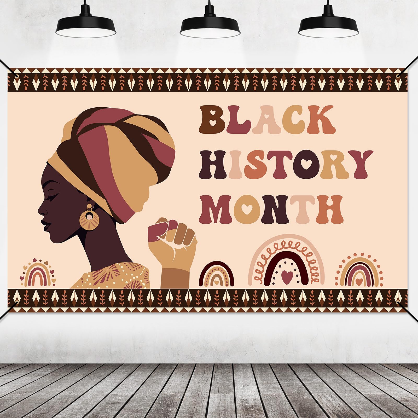 Amazon.com: SmoothNovelty Black History Month Decoration 71"X43 ...