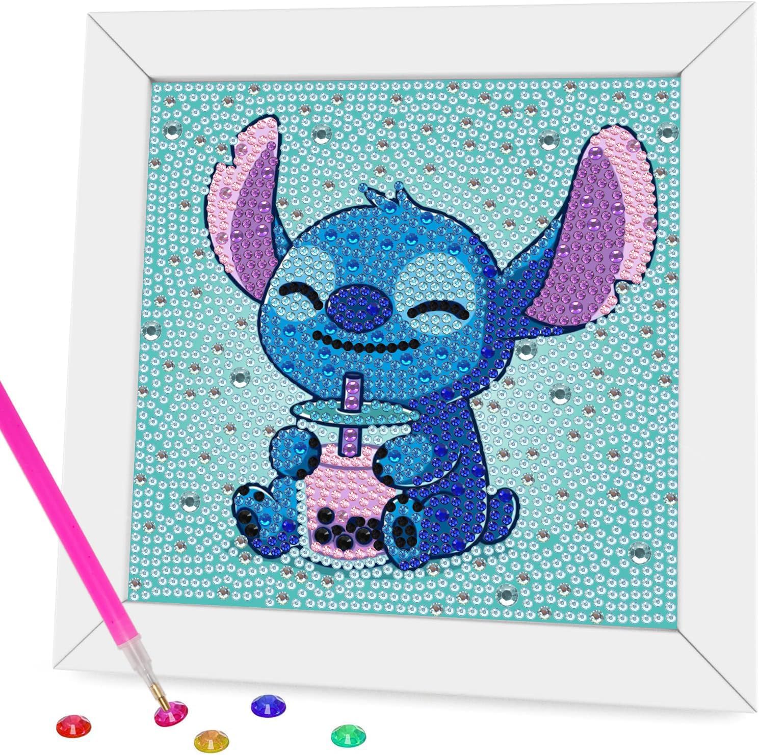 Amazon.com: Disney Stitch Art Set for Kids 130+ Pieces Frozen Colouring ...