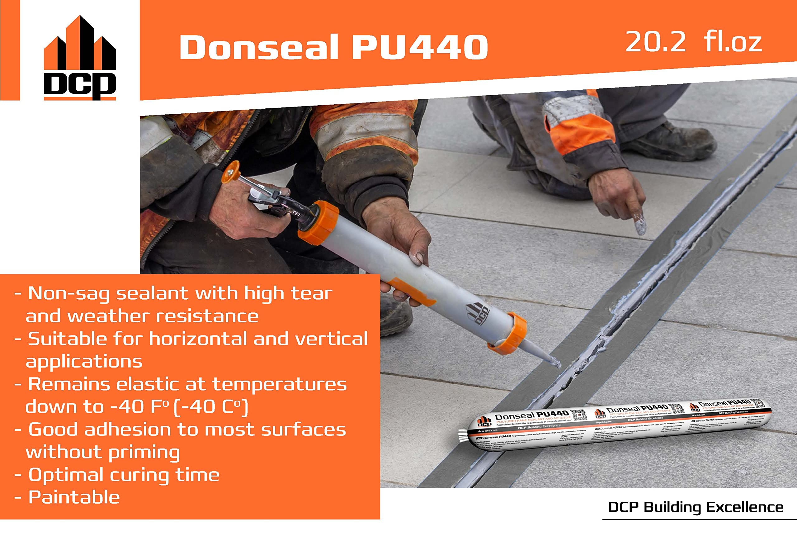 Snapklik.com : Donseal PU440 Concrete Sealant - Paintable Concrete ...