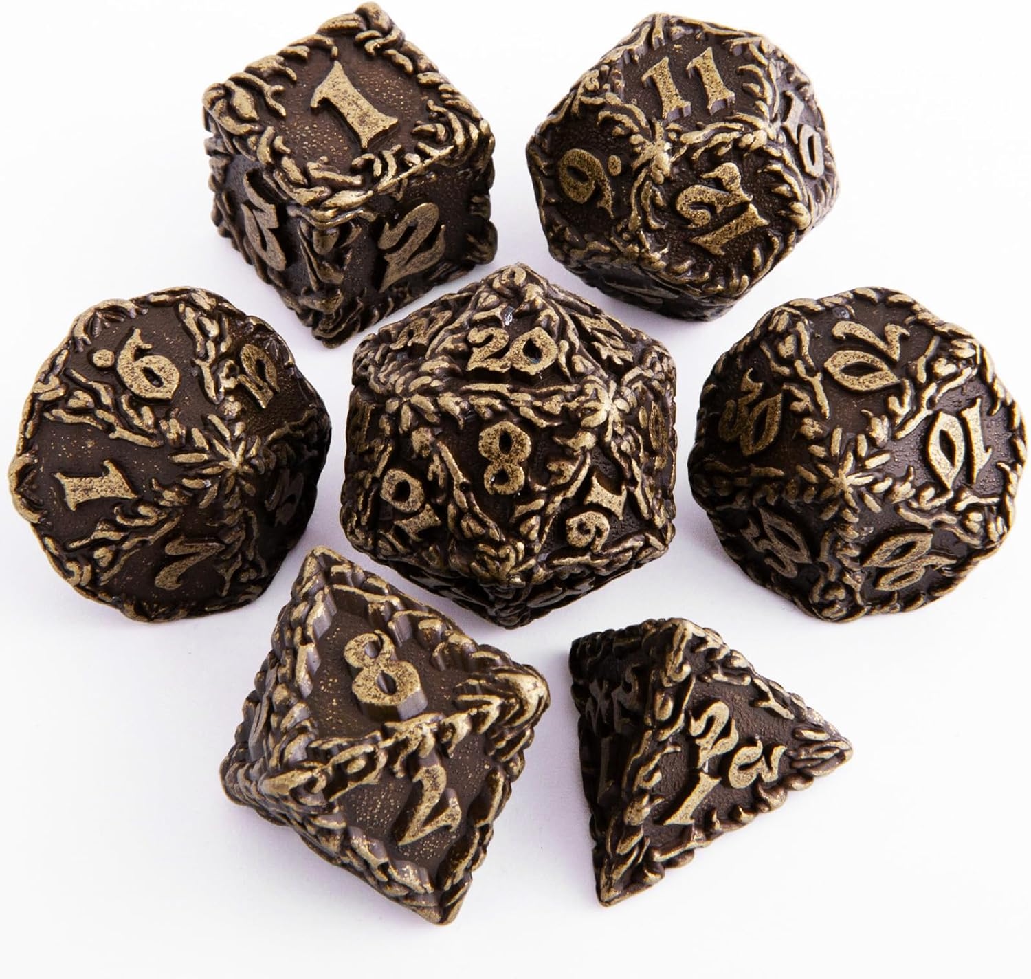 Amazon.com: DragonHoard Metal DND Dice Set - Dungeons and Dragons Dice ...