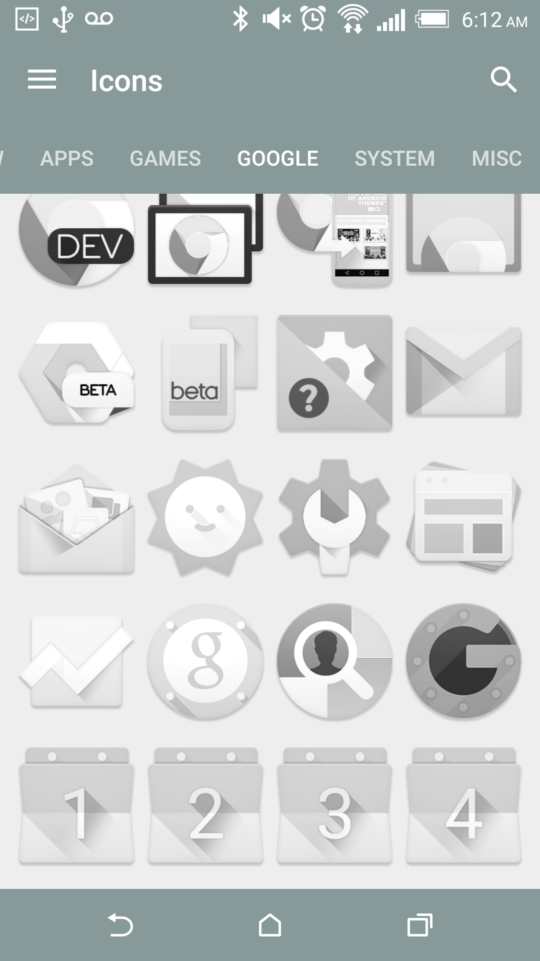 GREY - Icon Pack - App on Amazon Appstore