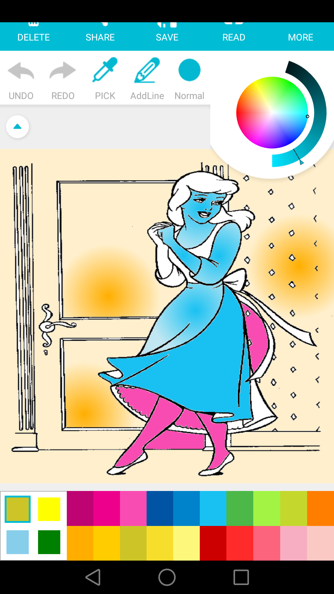 princess coloring : recolor coloring book ( free coloring ) - App on ...