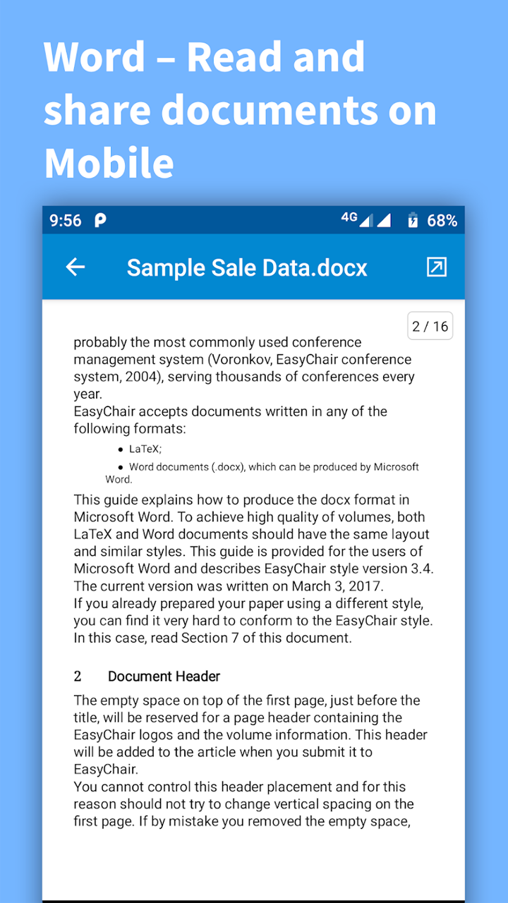 Document Reader - Word, Excel, PPT & PDF Viewer: app su Amazon Appstore