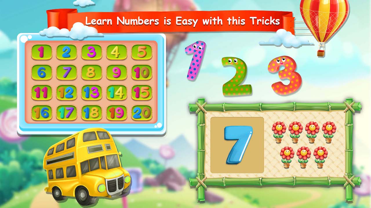 Basic Skills 123 Number Learning Games for Kids - The Best Kindergarten ...