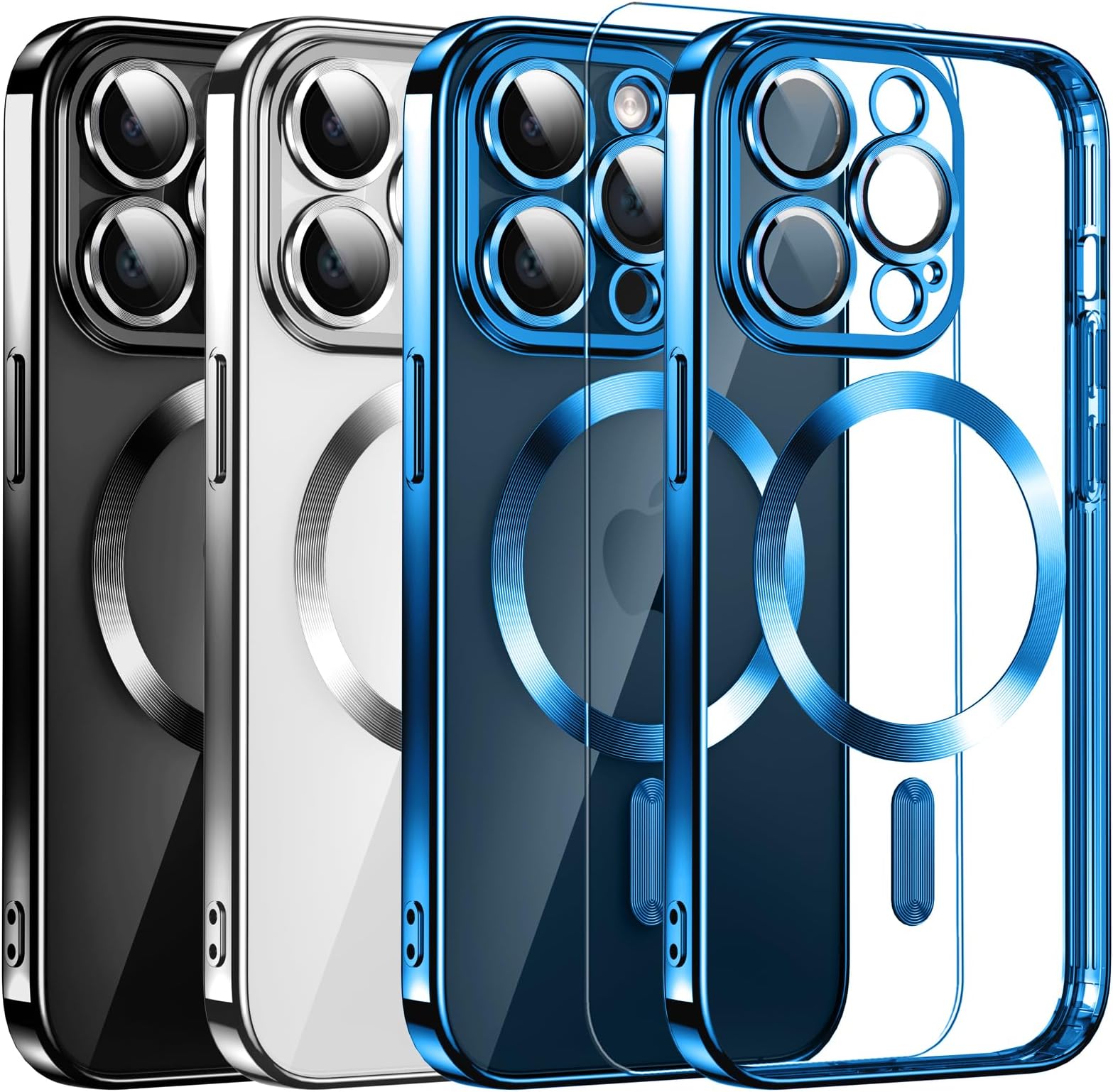 Amazon.com: DOSNTO Magnetic Clear for iPhone 12 Pro Max Case with ...