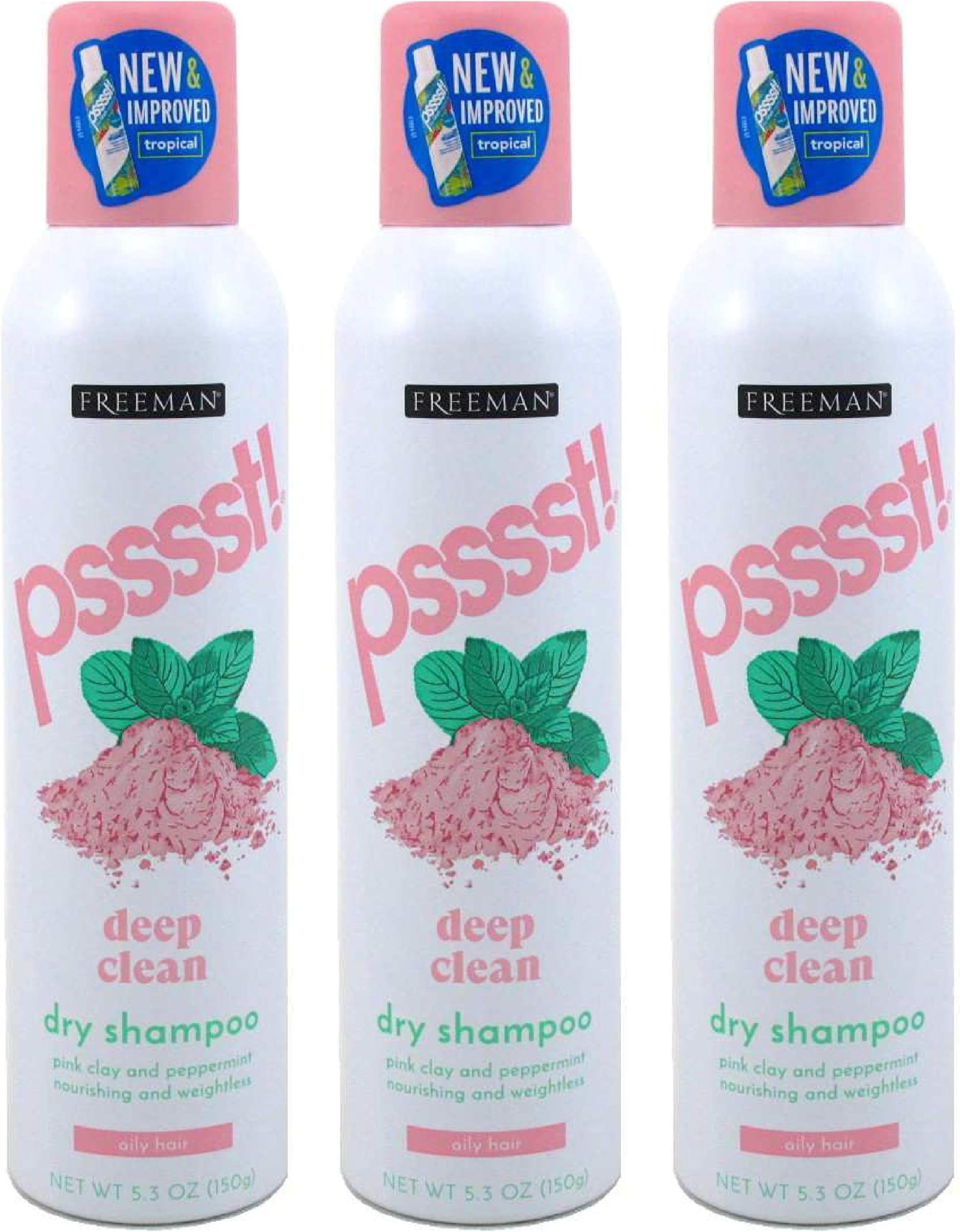 Amazon.com: Freeman Dry Shampoo, Psssst Texture and Body, Sea Salt and ...