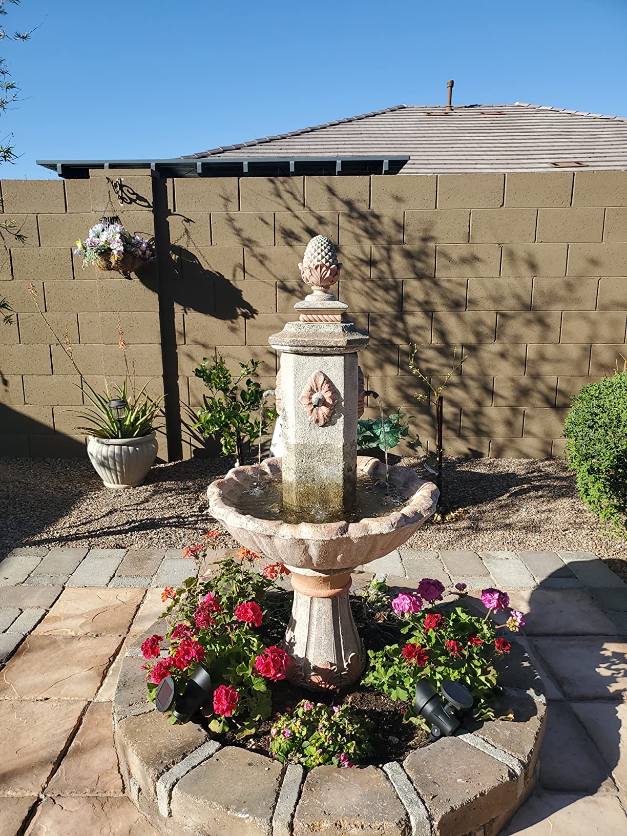 Sculptured Polystone Pineapple Post Cap (886-MS) with Rope Base in Moss ...