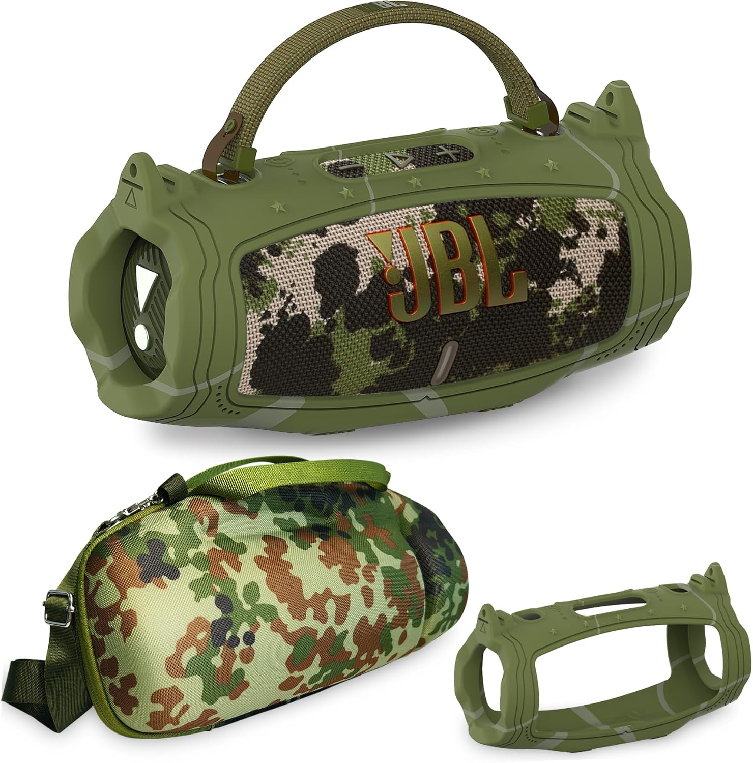 Amazon.com: JCHPINE Silicone Cover and Hard Carrying Case for JBL ...