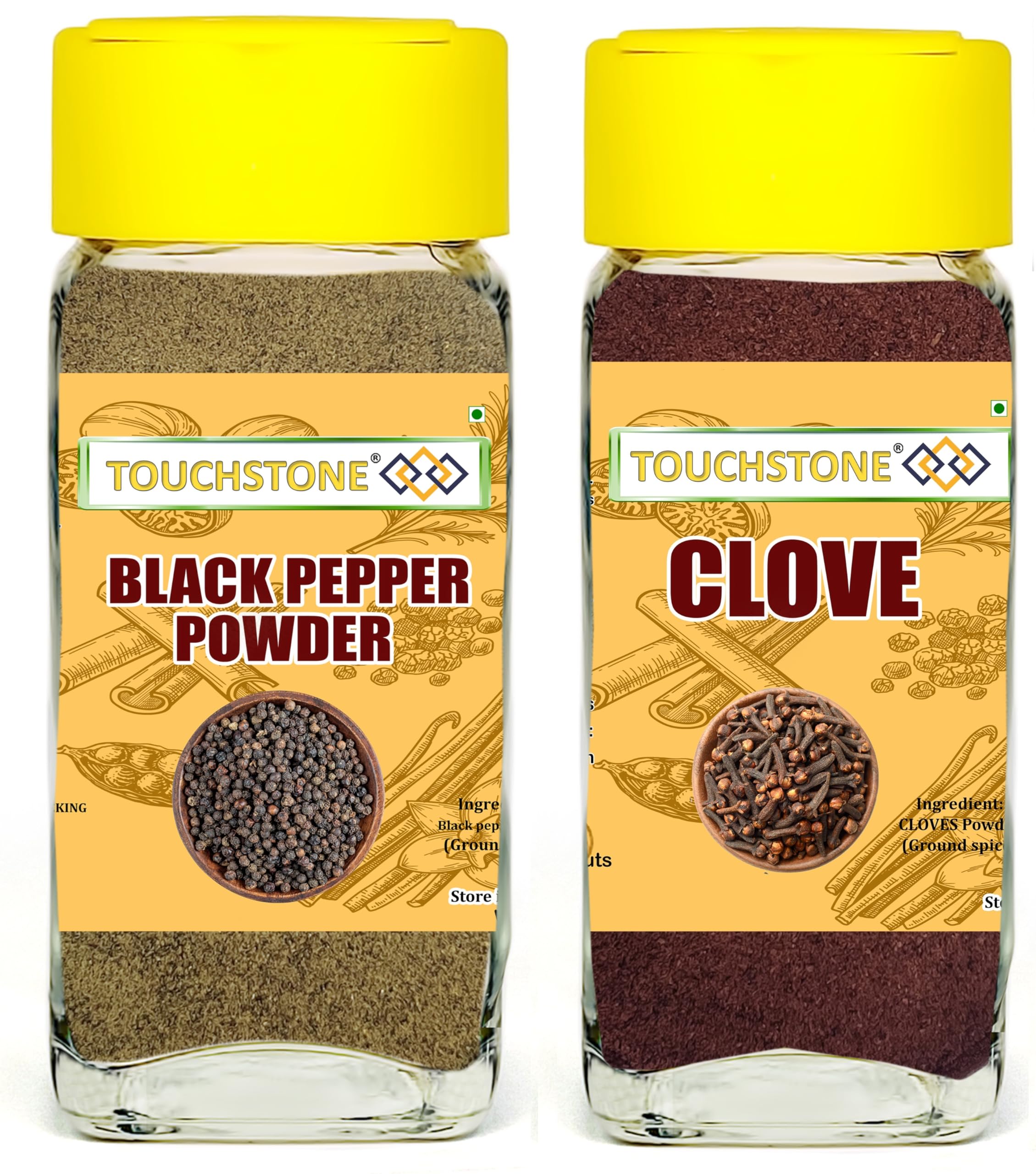 Black pepper powder 50G & Cloves Powder 50G : Amazon.in: Grocery ...