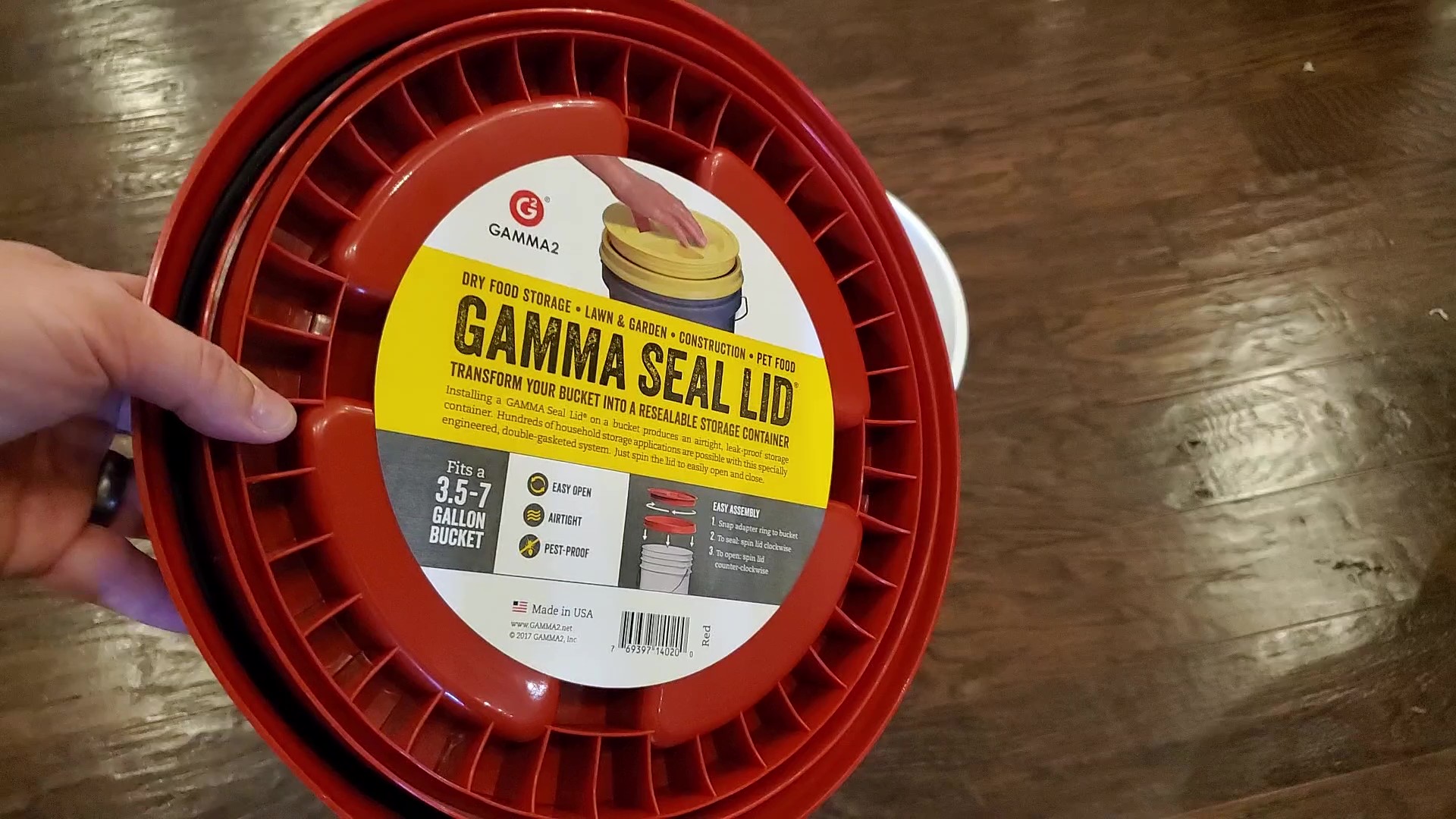 Watch Gamma Seal 5 Gallon Bucket Lid Review and Demonstration on Amazon ...