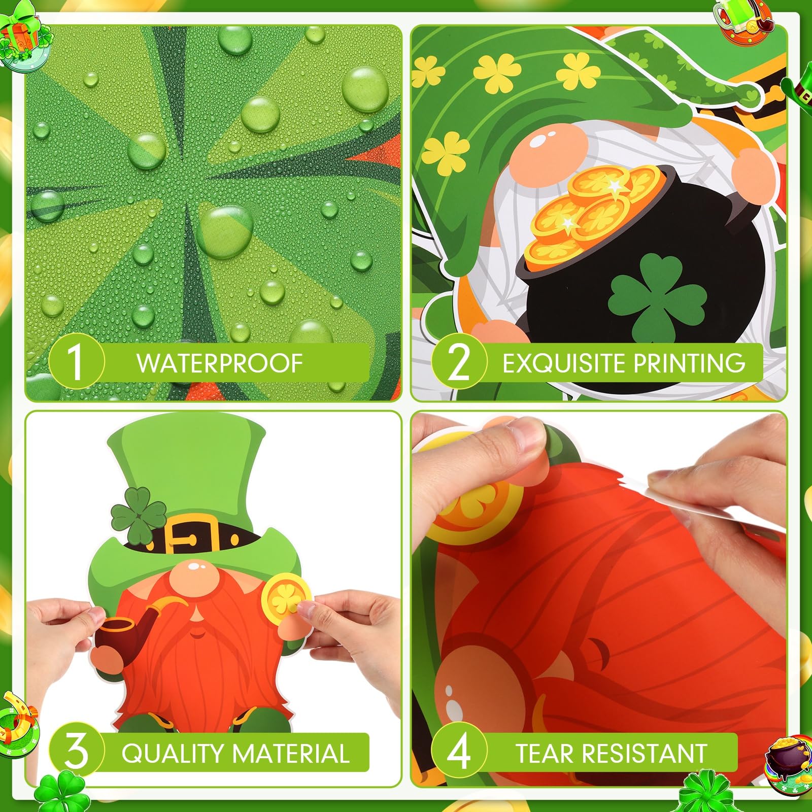 Snapklik.com : Pasimy St Patricks Day Bulletin Board Decorations Set ...