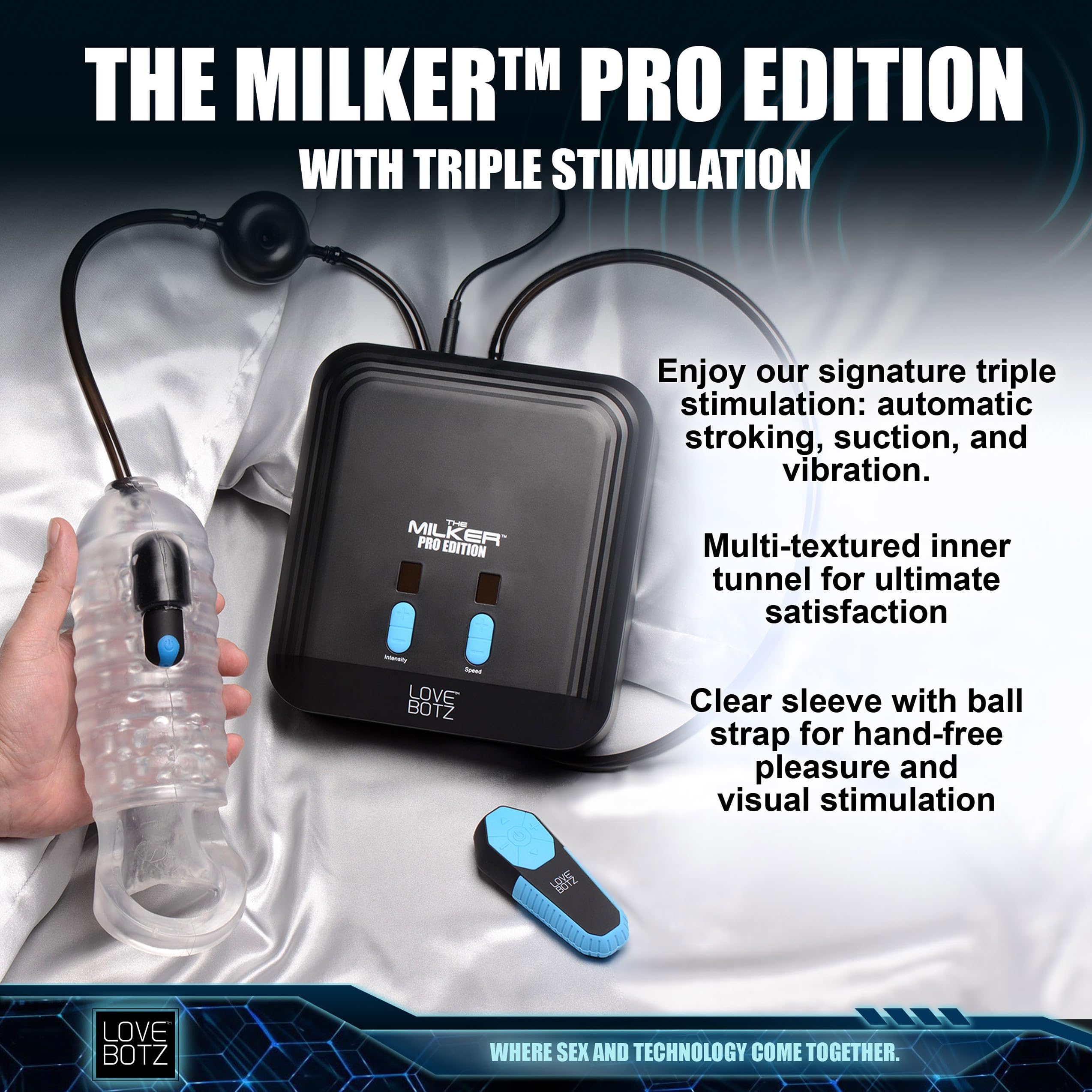 Snapklik.com : LoveBotz Milker Pro Edition Male Masturbator HandsFree ...