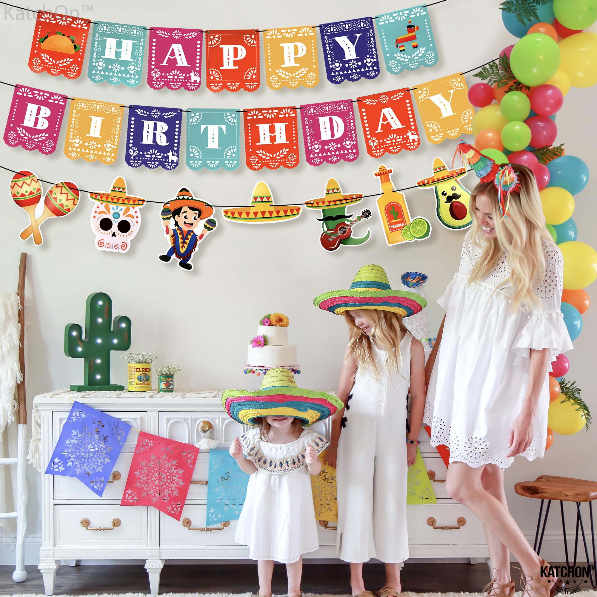 Snapklik.com : Mexican Birthday Banner - 15 Feet, Pre Strung Happy ...
