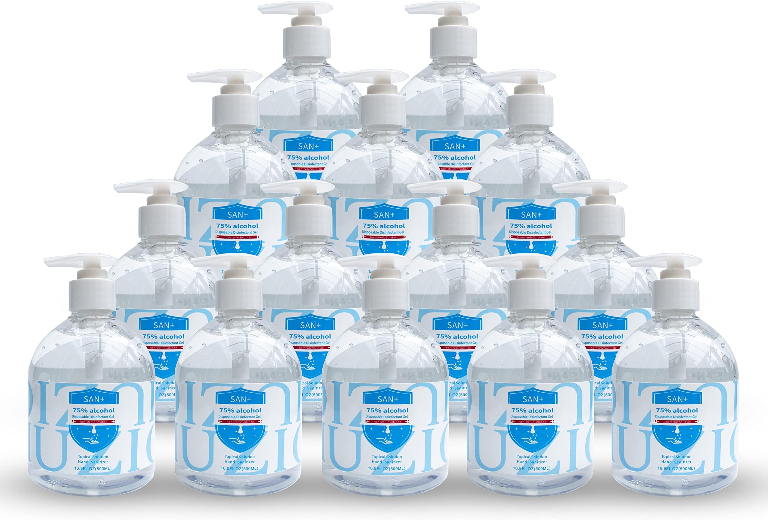 One Drop Instant Hand Sanitiser 500ml Gel Pack of 14, Kills 99% of ...