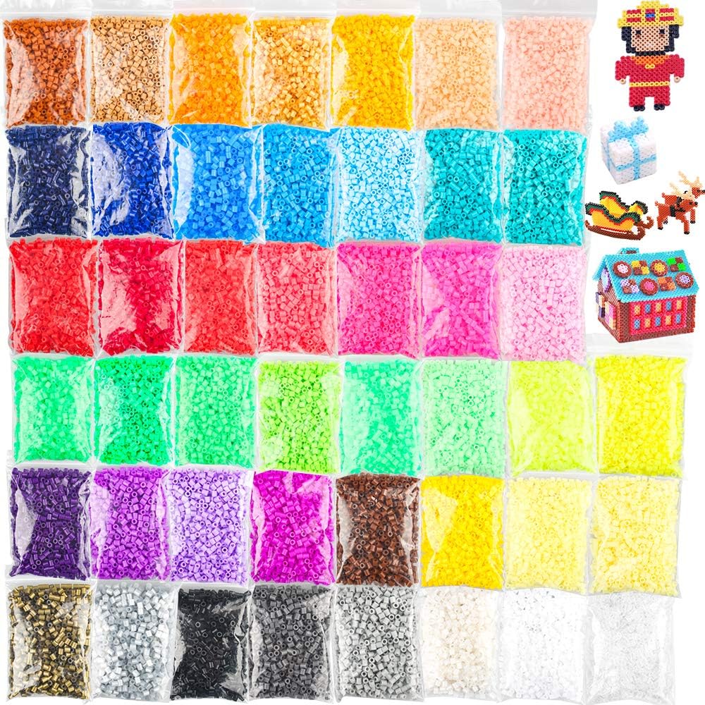 Amazon.com: Perler Beads 1000pcs | 90 Colors to Choose from! | Midi 5mm ...