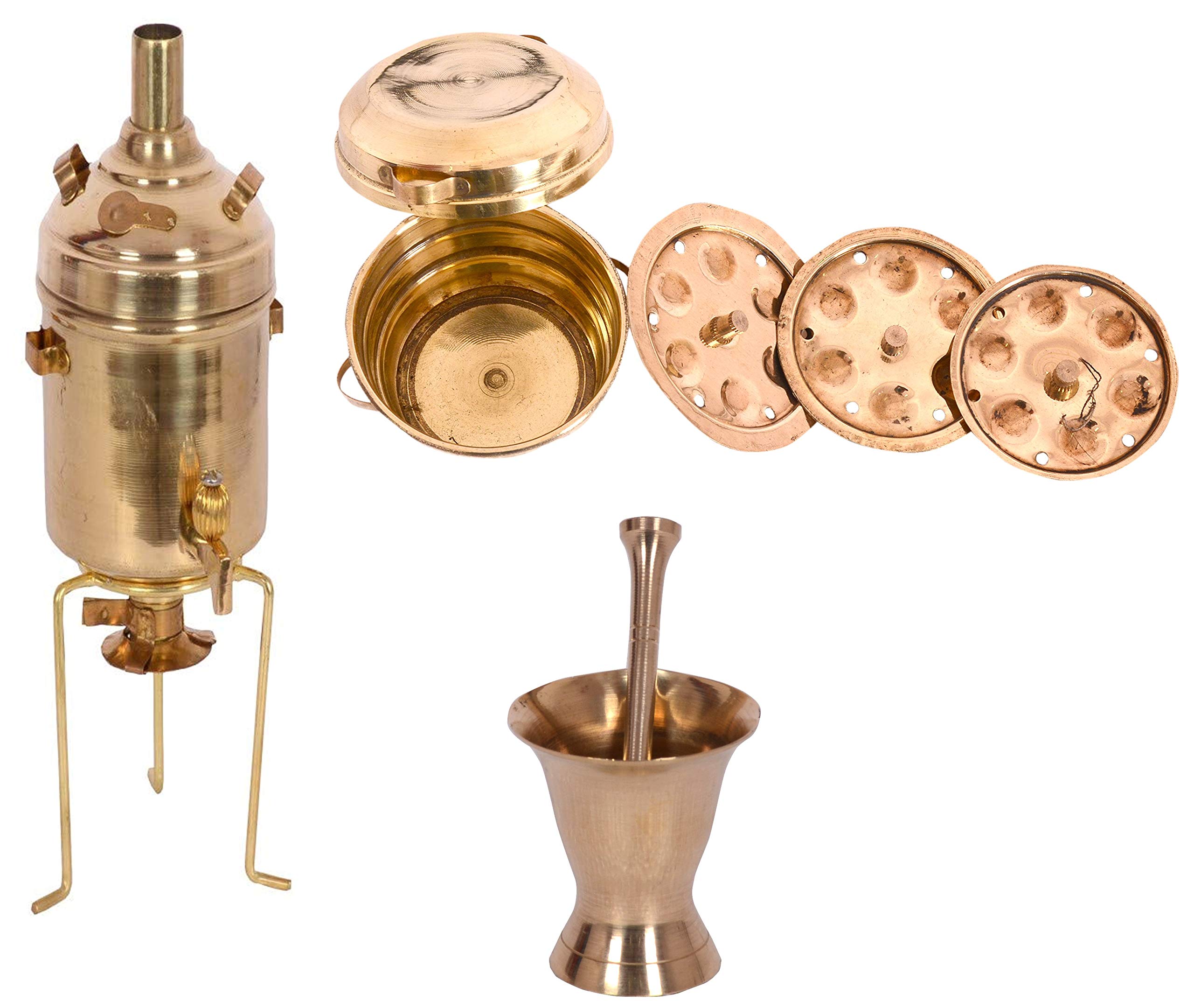 Buy Desi Toys Brass Water Heater Pital Bamba Pretend Play Set, Gold ...