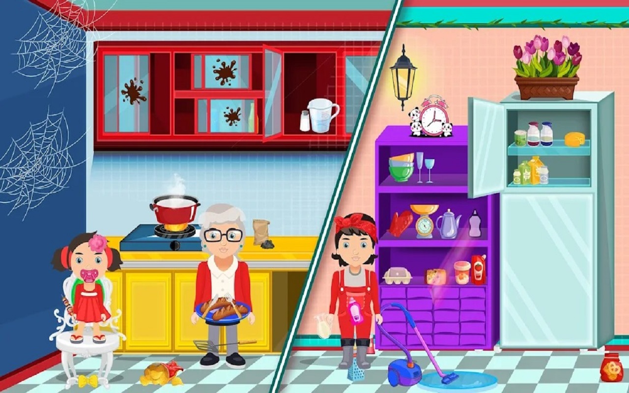 Pretend House Neighborhood - Play with neighbor friends in playhouse ...