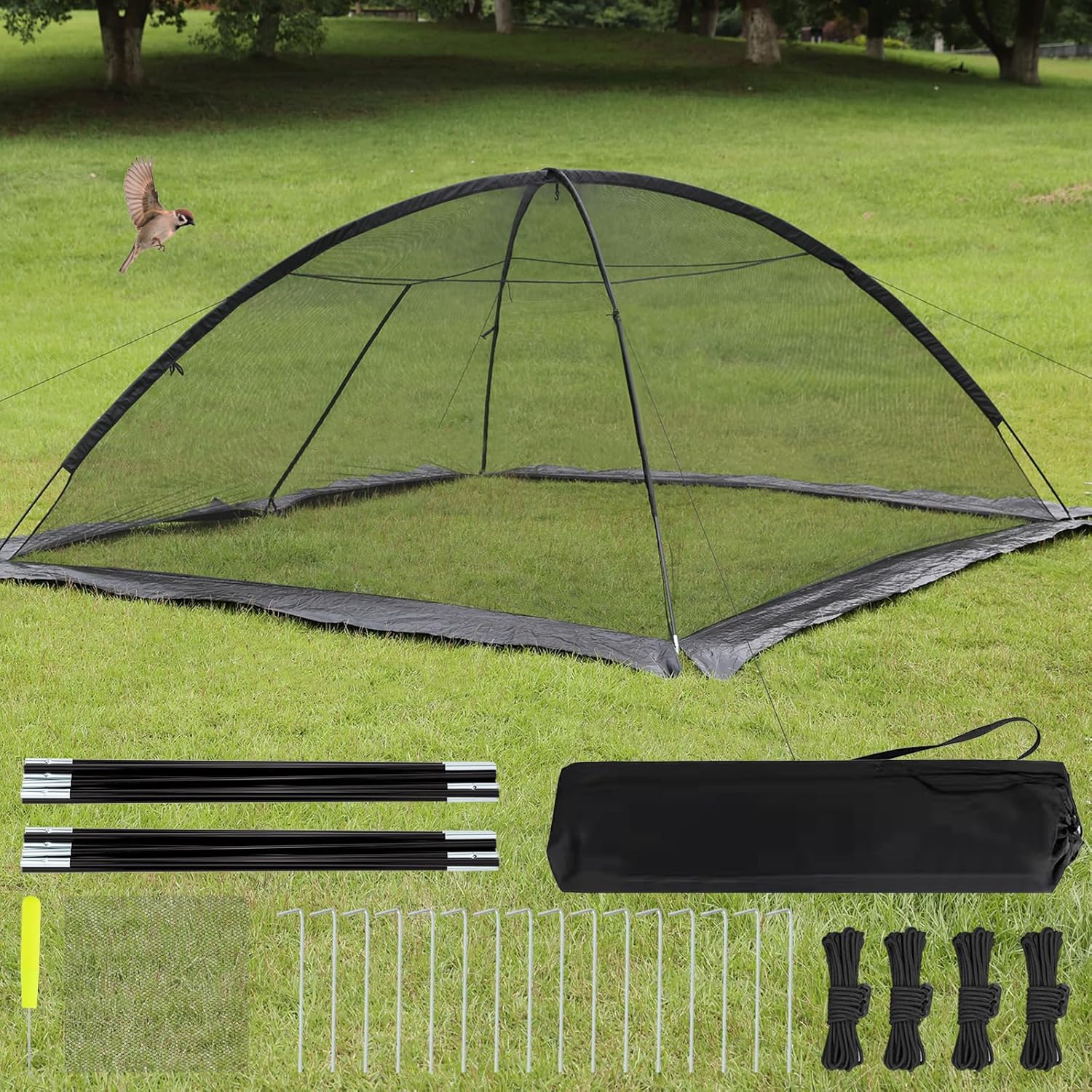 Amazon.com : Mxmoonant Pond Cover Dome, 10x11 FT Pond Net Dome Garden ...
