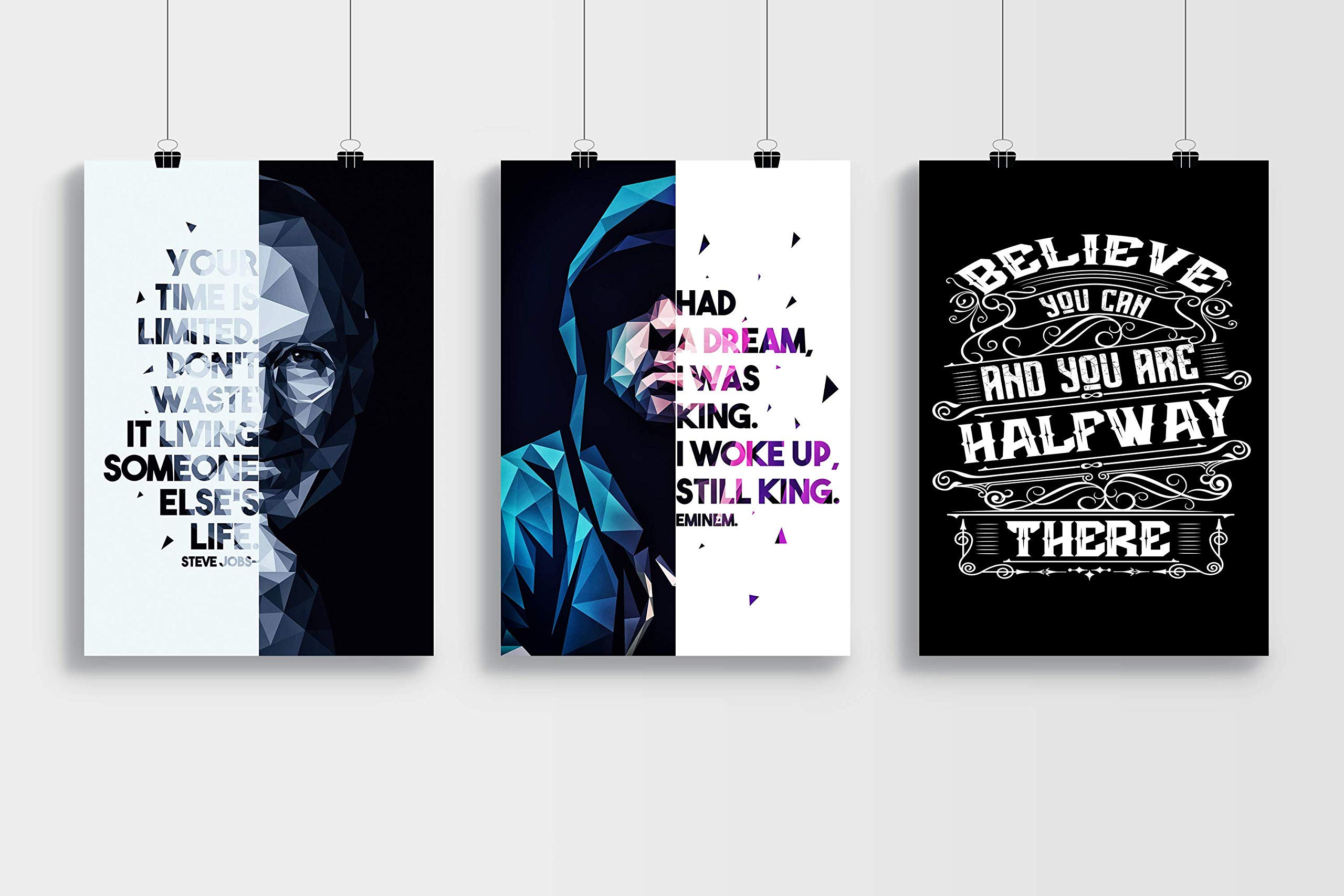 Buy SEMI-CIRCLE Motivational Wall Posters and Inspirational Quotes for ...