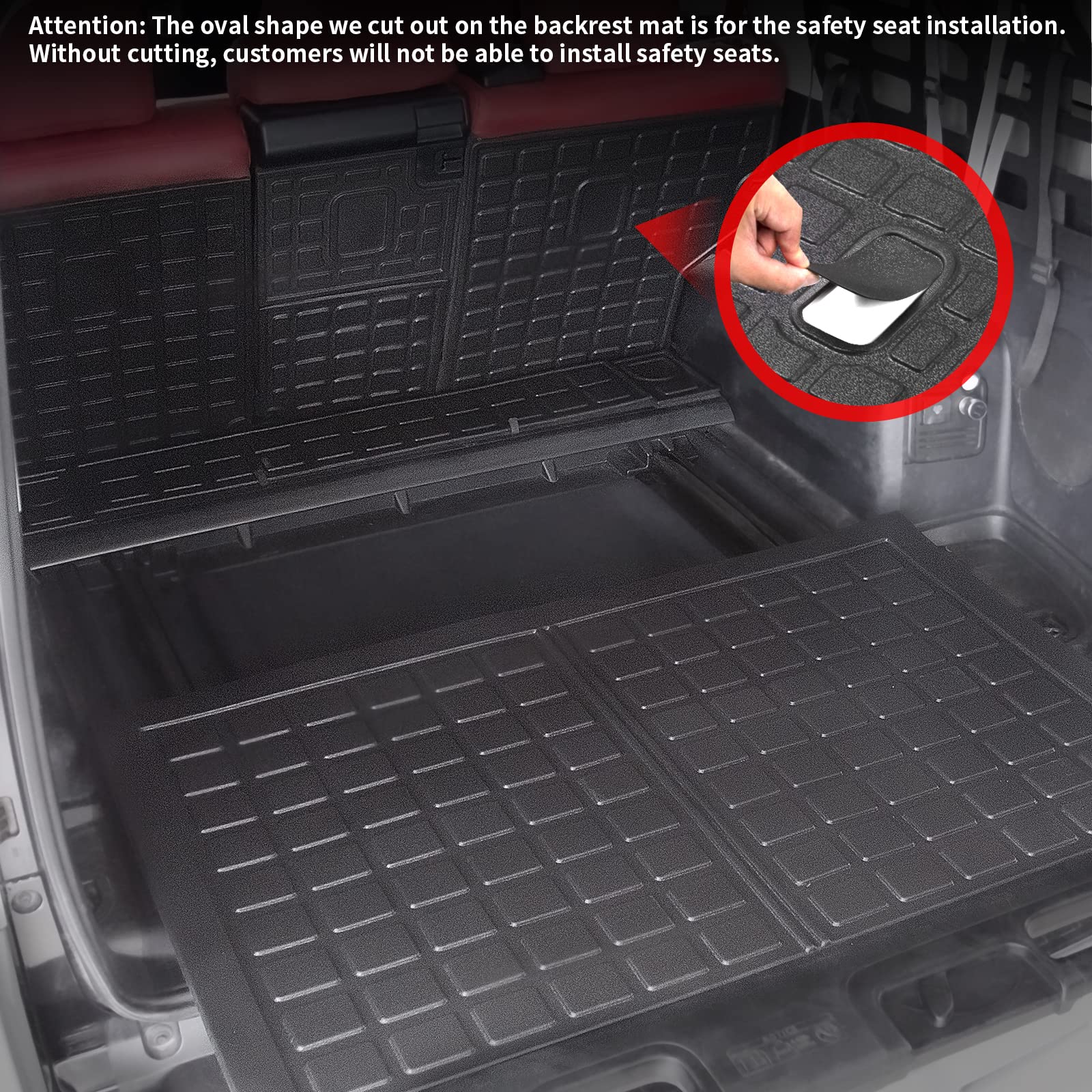 powoq Cargo Mat Compatible with 2010-2023 Toyota 4Runner Trunk Mat ...