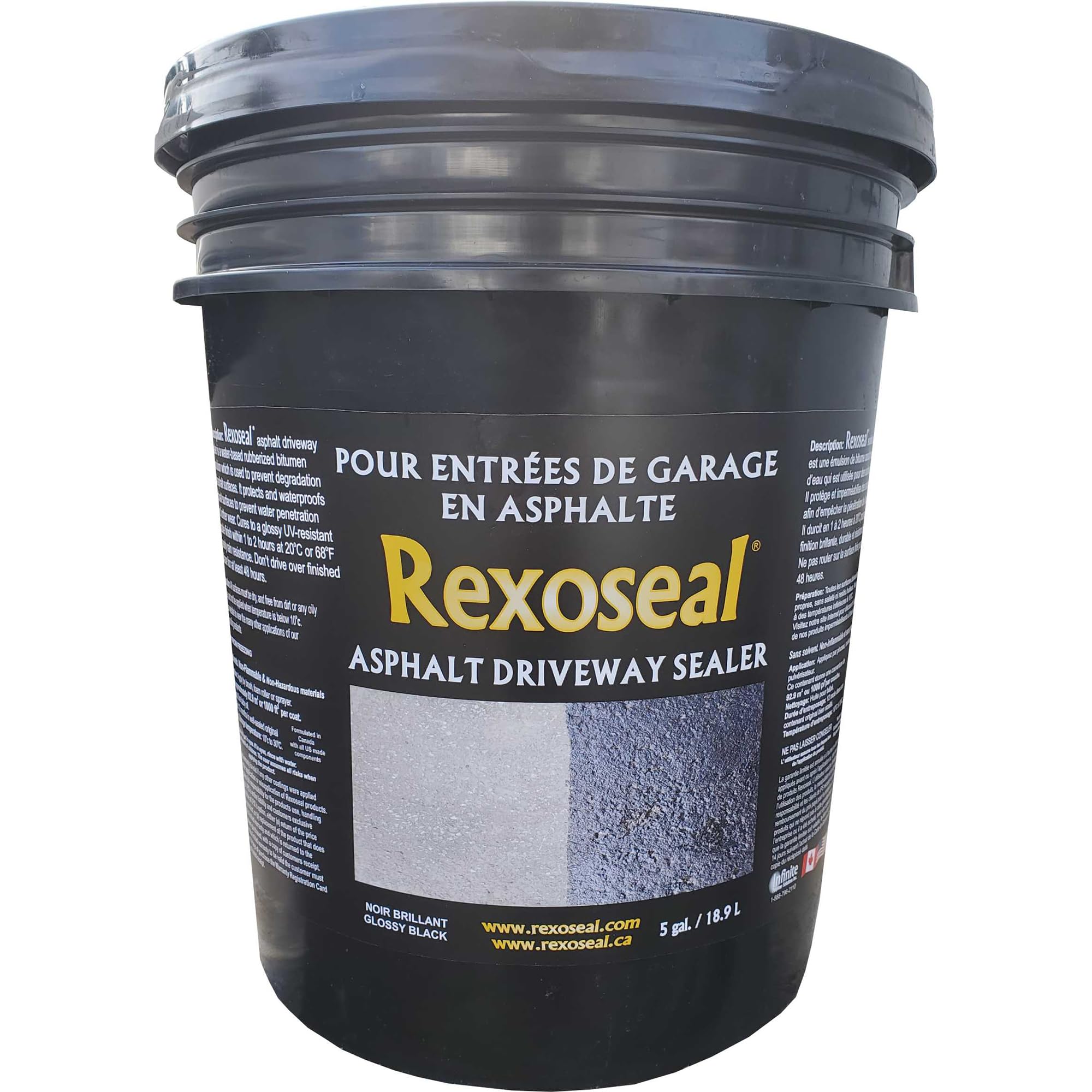 Rexoseal Asphalt Driveway Sealer - Protects and Waterproofs Asphalt ...