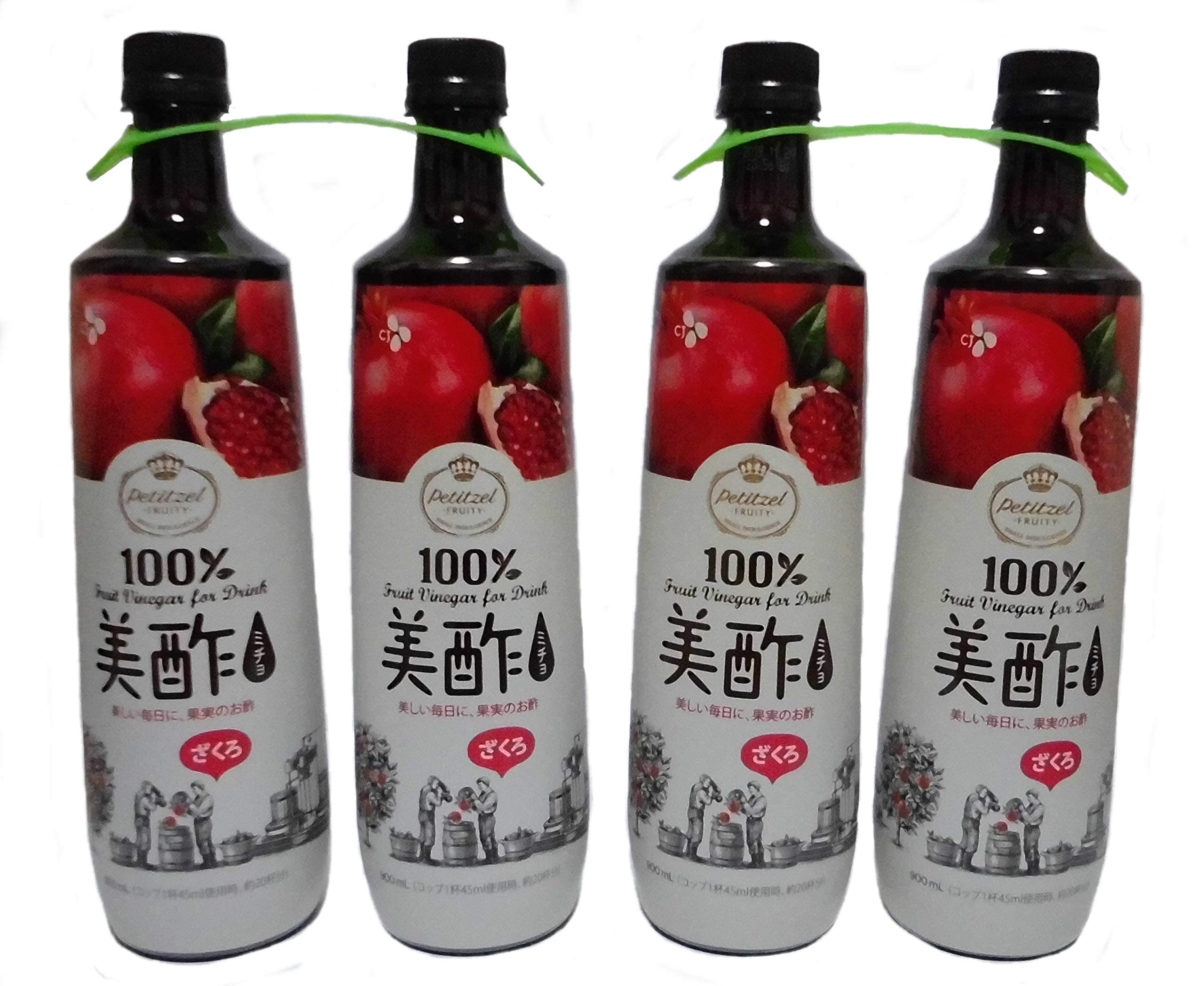 900ml x 2本選べる 美酢 (ミチョ) 「ザクロ、パインアップル、モモ、マスカット、カラマンシー」 - 水・ソフトドリンク
