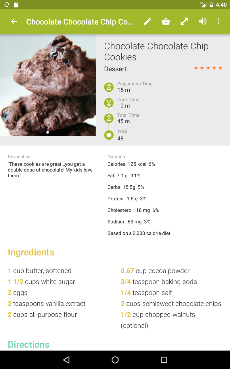 Cookmate - My personal recipe organizer - App on Amazon Appstore