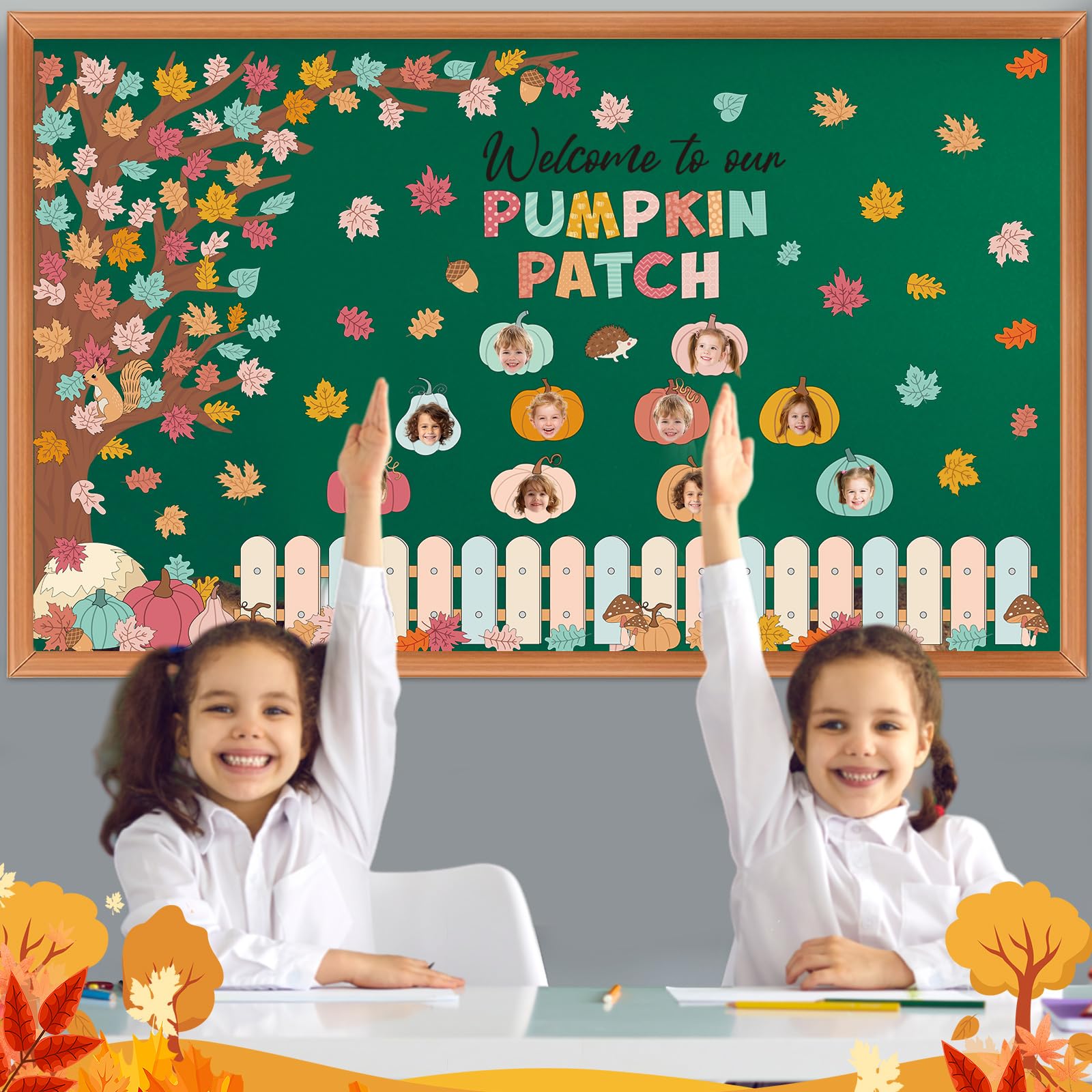 Snapklik.com : Pasimy Fall Bulletin Board Decorations Set Pumpkin ...