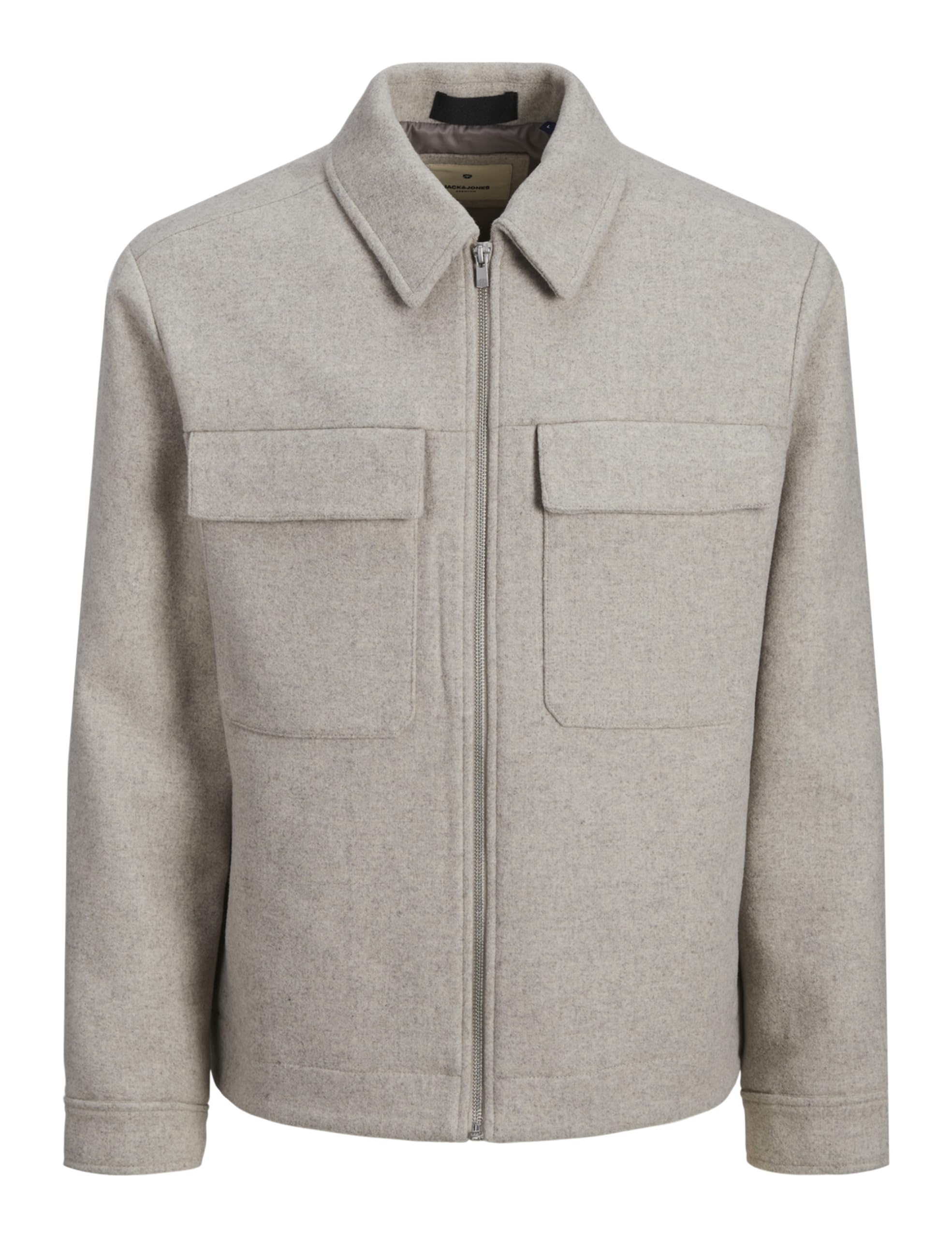 JACK & JONES JPRBLURUSSEL WOOL BLEND JACKET SN Erkek Mont Ceket, Bej, L ...