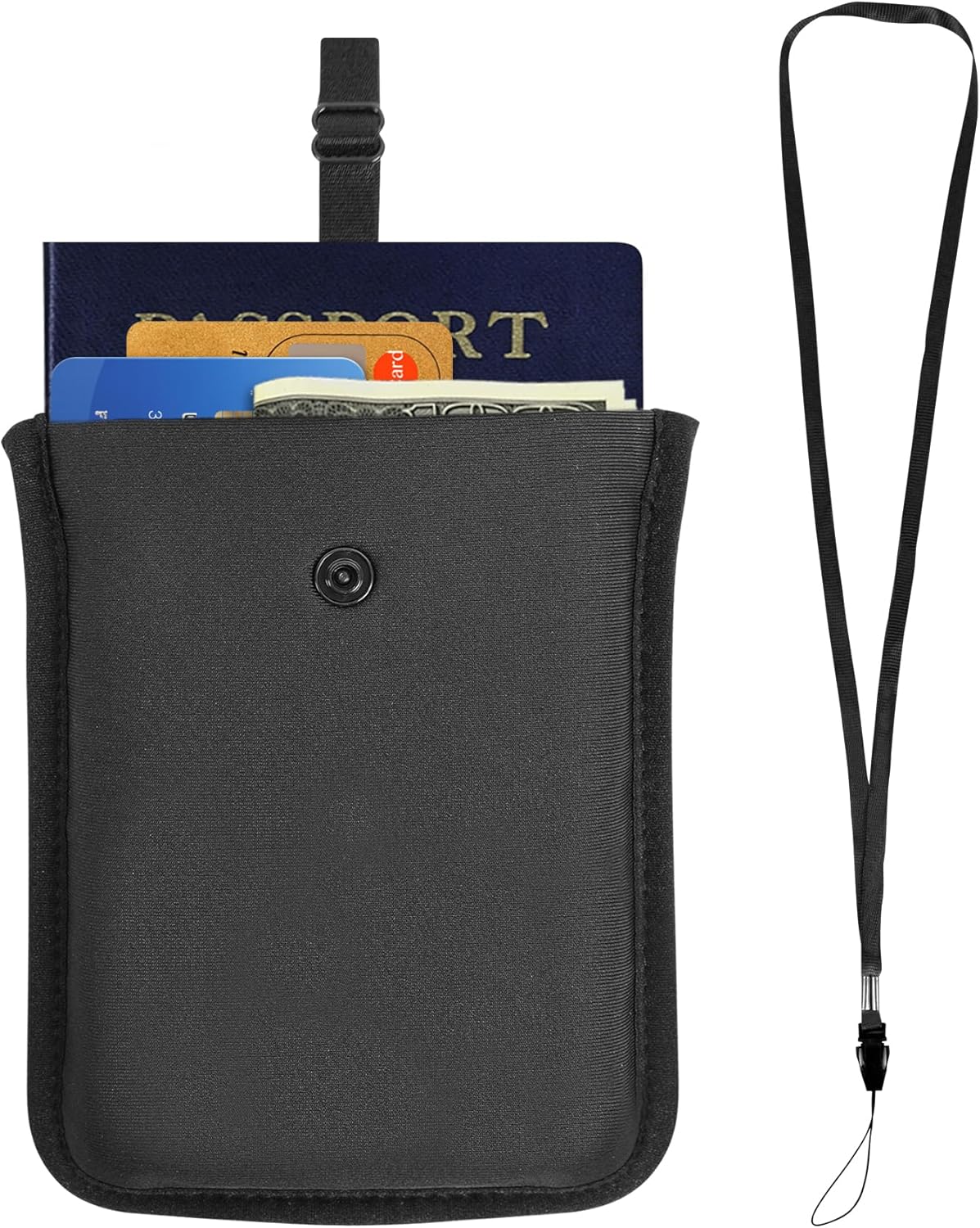 Amazon.com | Bamneat RFID-Blocking Travel Bra Wallet, Hidden Money ...