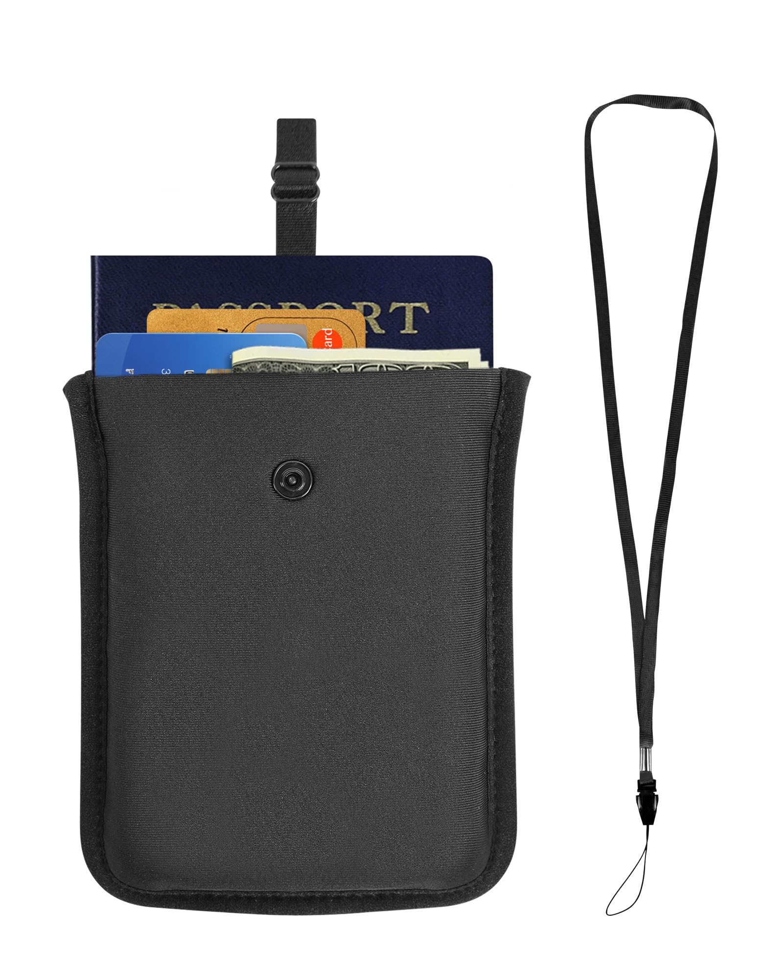 Amazon.com | Bamneat RFID-Blocking Travel Bra Wallet, Hidden Money ...