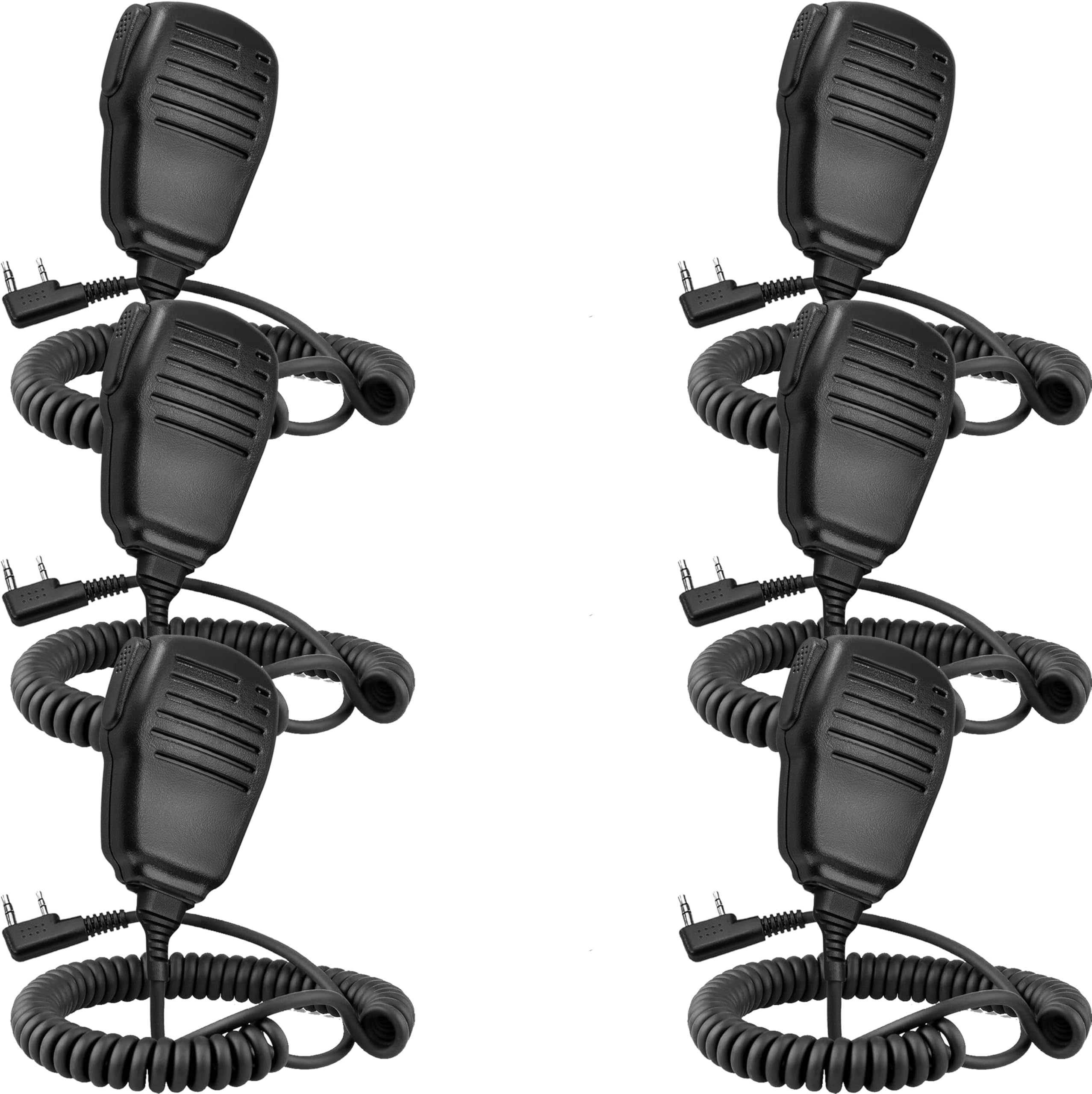 Amazon.com: SAMCOM Speaker Mic for Two Way Radios, 2 Pin K Type Walkie ...