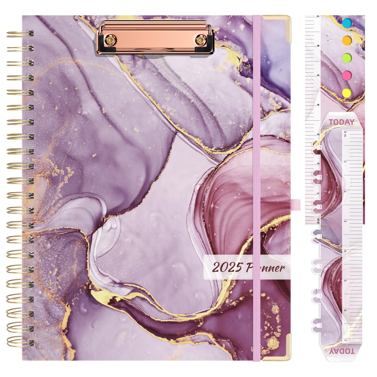 Amazon.com : Eyrozill 2025 Weekly & Monthly Planner, Hard Cover, 8.5 ...
