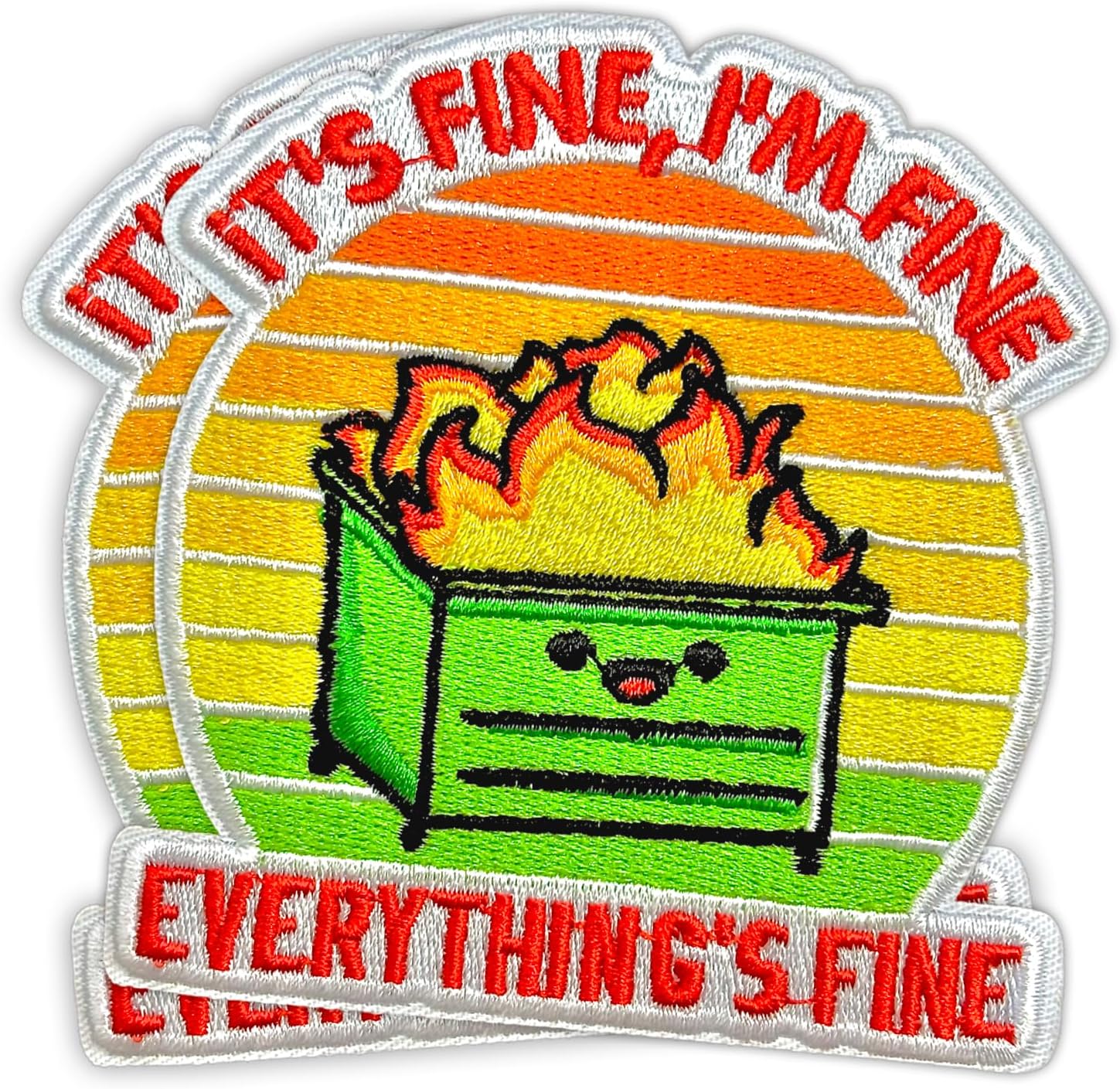 Amazon.com: HOSALA (Pack of 2Pcs) I'm Fine It's Fine Everything is Fine ...