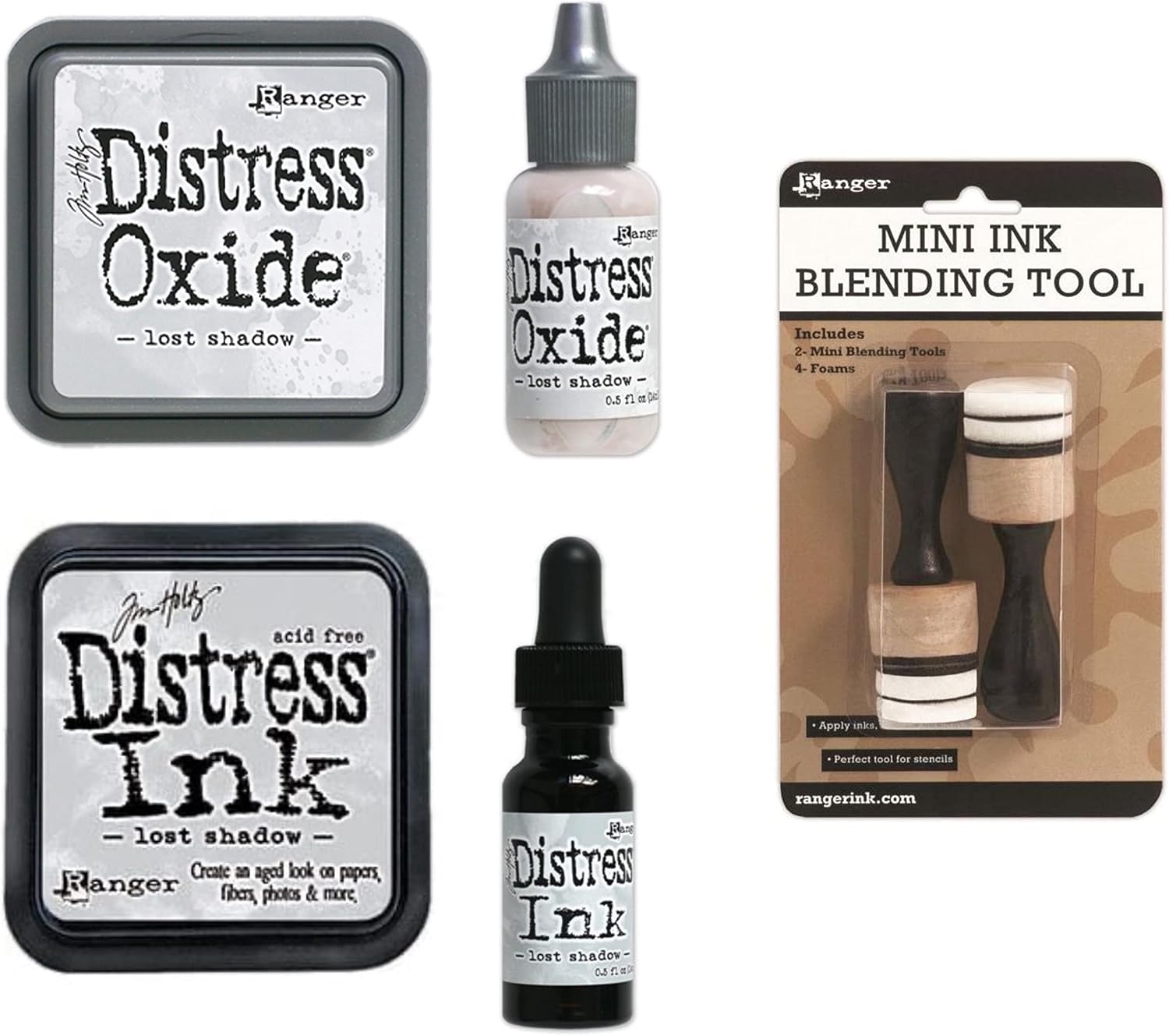 Amazon.com: Tim Holtz Lost Shadow Distress Ink | January 2023 Release ...