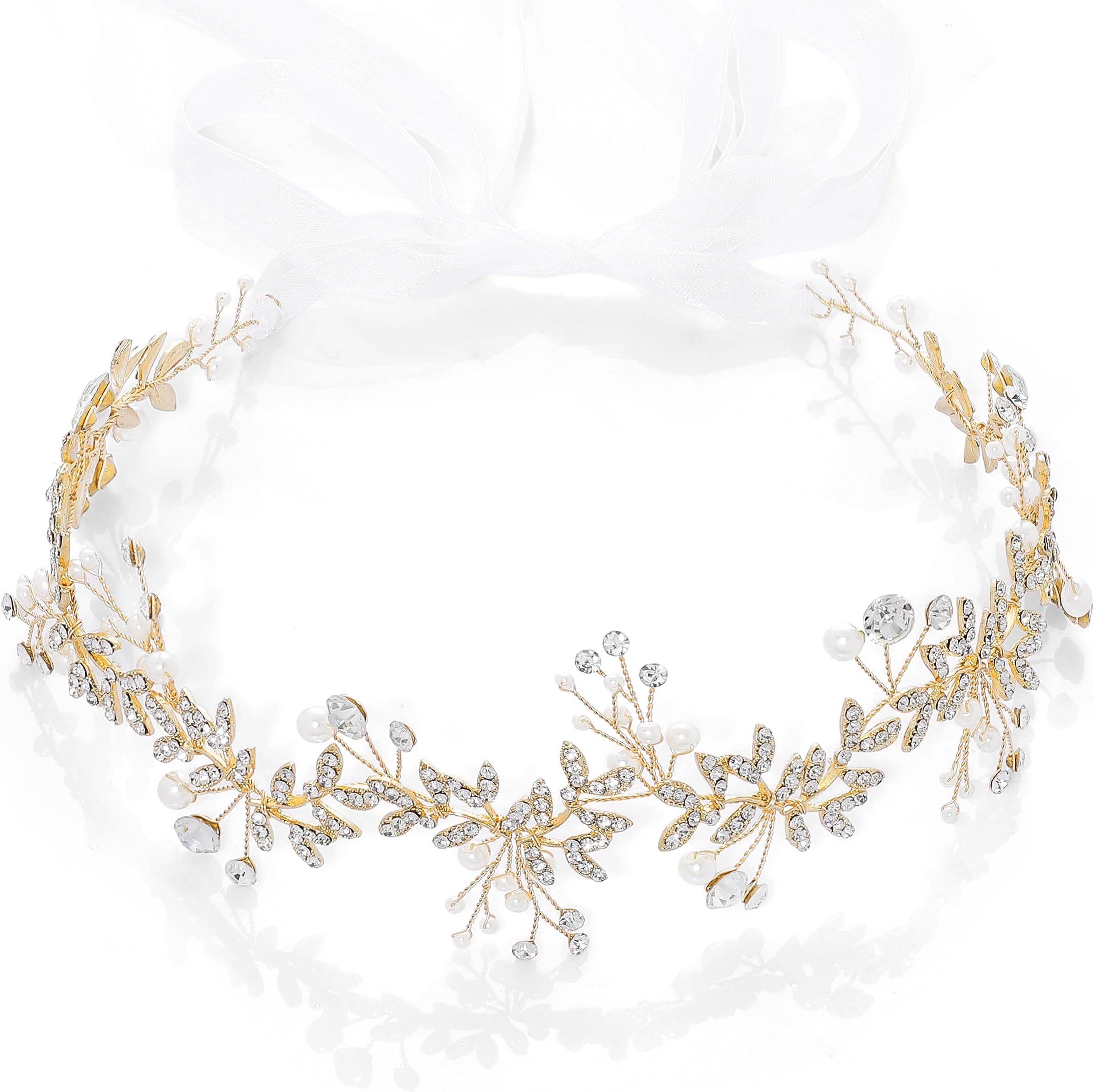 Amazon.com : Coucoland First Communion Headpiece for Girls - Crystal ...