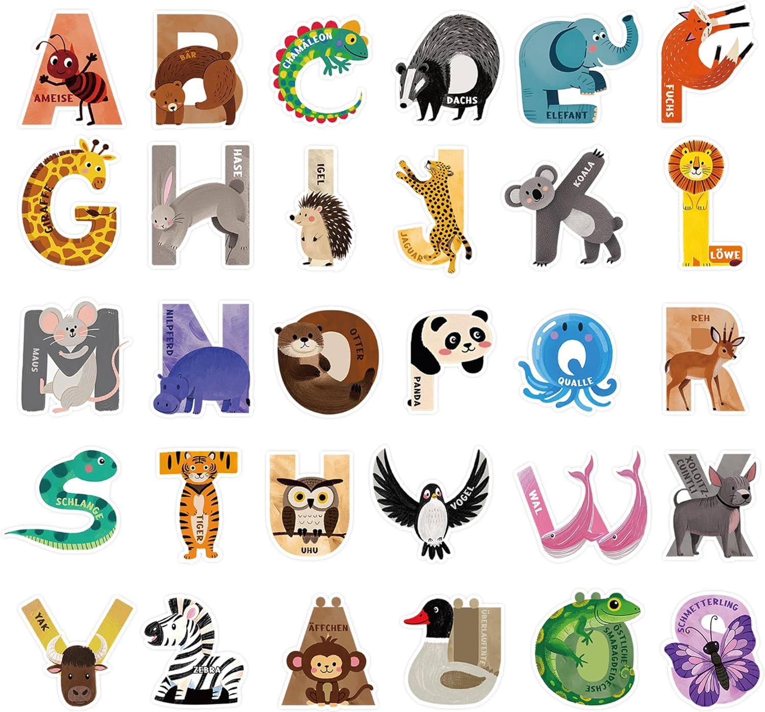 BIROYAL 30 Magnetic Letters - Large Size Letters Magnets Children - [A ...