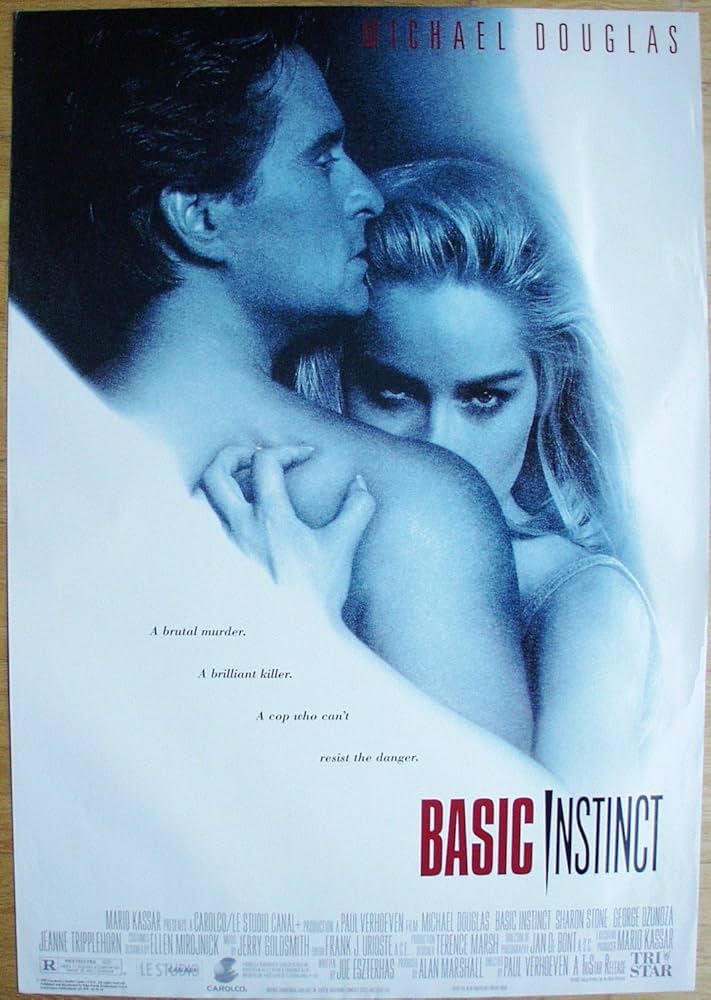 Basic Instinct Poster PAUL VERHOEVEN SIGNED BASIC INSTINCT 12X18 MOVIE