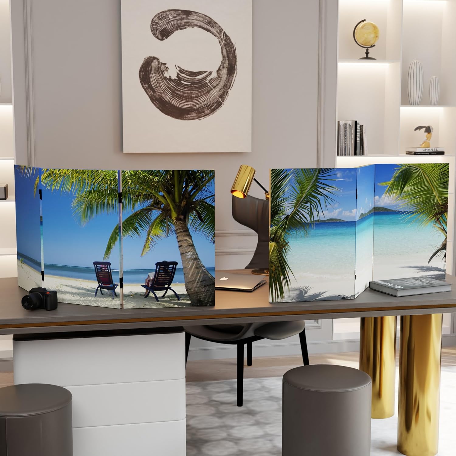 Amazon.com: Red Lantern 2 ft. Short Double Sided Beach Canvas Folding ...