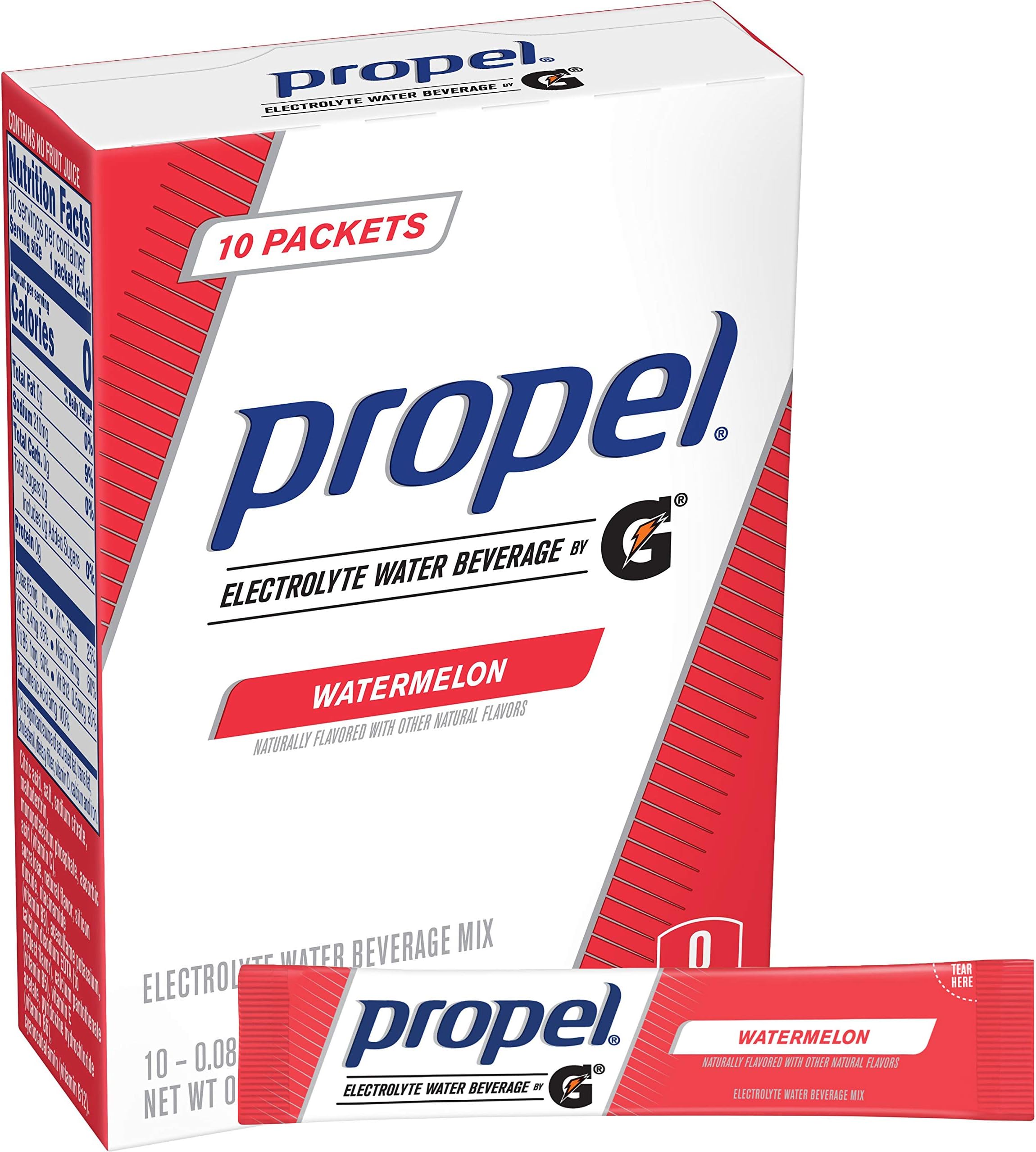 Amazon.com : Gatorade Propel Powder Sticks Raspberry Lemonade, 10-count ...