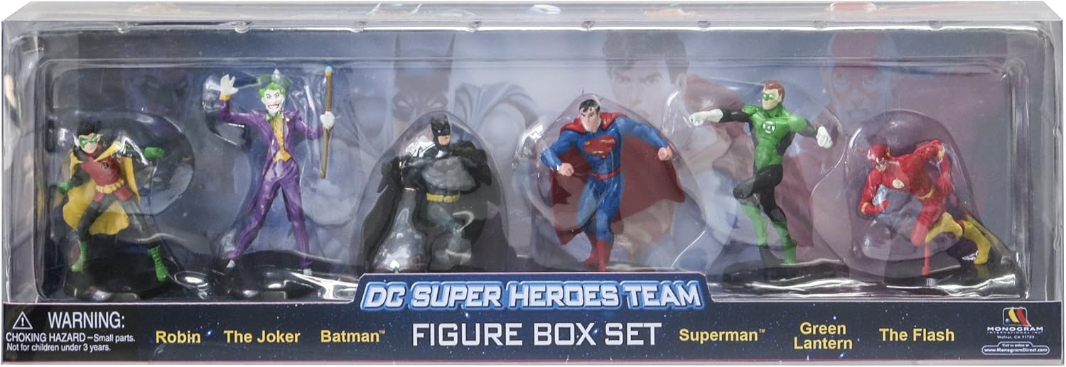 Amazon.com: DC Super Heroes Team Figure Set (6-Pack), 2.75" : Toys & Games