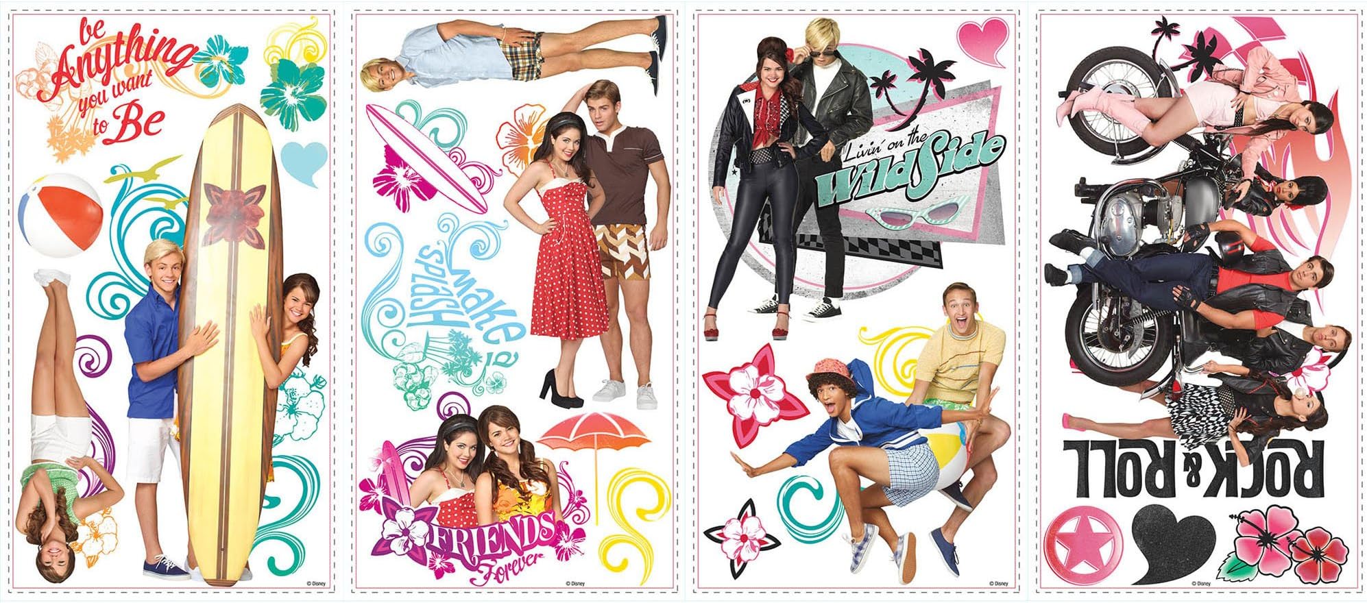 RoomMates RMK2281SCS Teen Beach Movie Peel and Stick Wall Decals ...